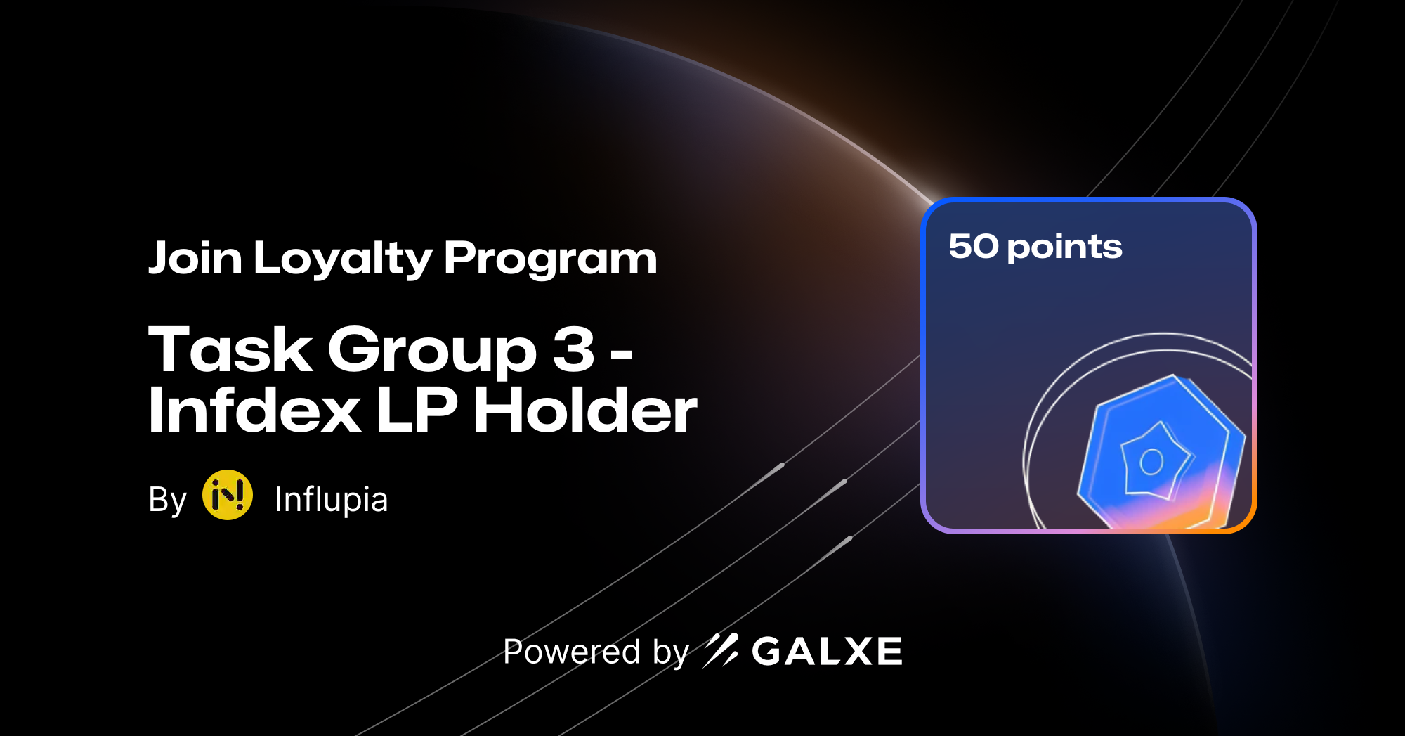 Task Group 3 - Infdex LP Holder by Influpia | Galxe Quest