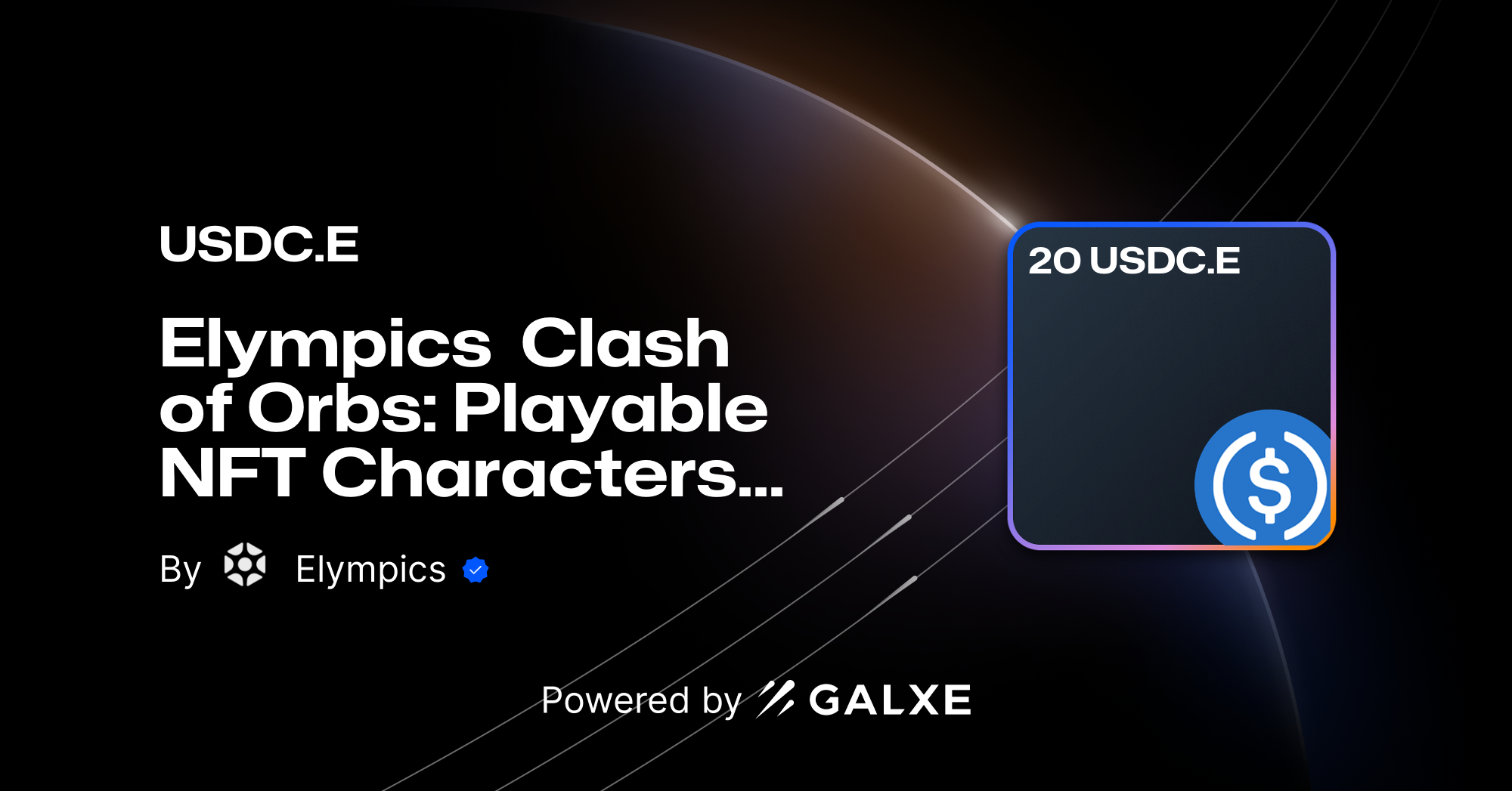 Elympics 🤝 Clash of Orbs: Playable NFT Characters $2000 Raffle! by Elympics | Galxe Quest
