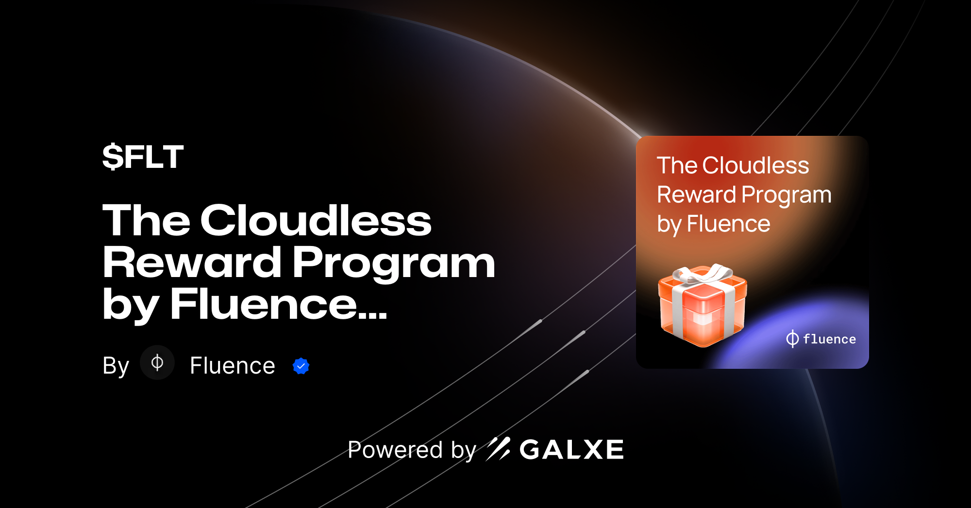 The Cloudless Reward Program by Fluence by Fluence | Galxe Quest