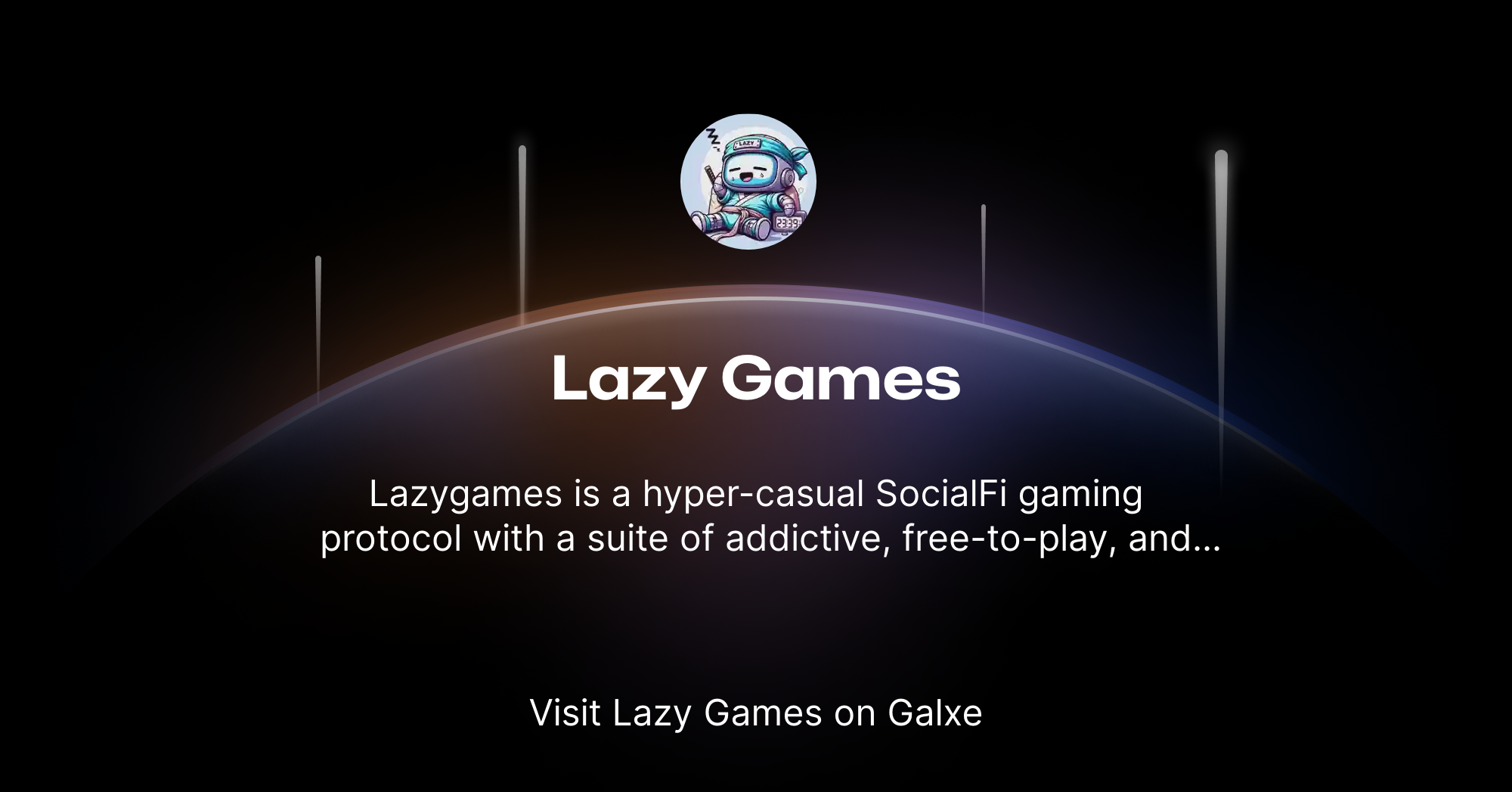 Join Lazy Games on Galxe
