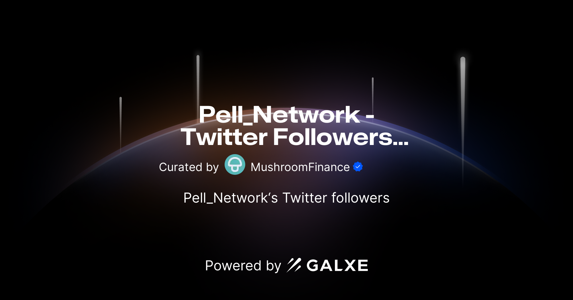 Pell_Network - Twitter Followers Credential | Galxe
