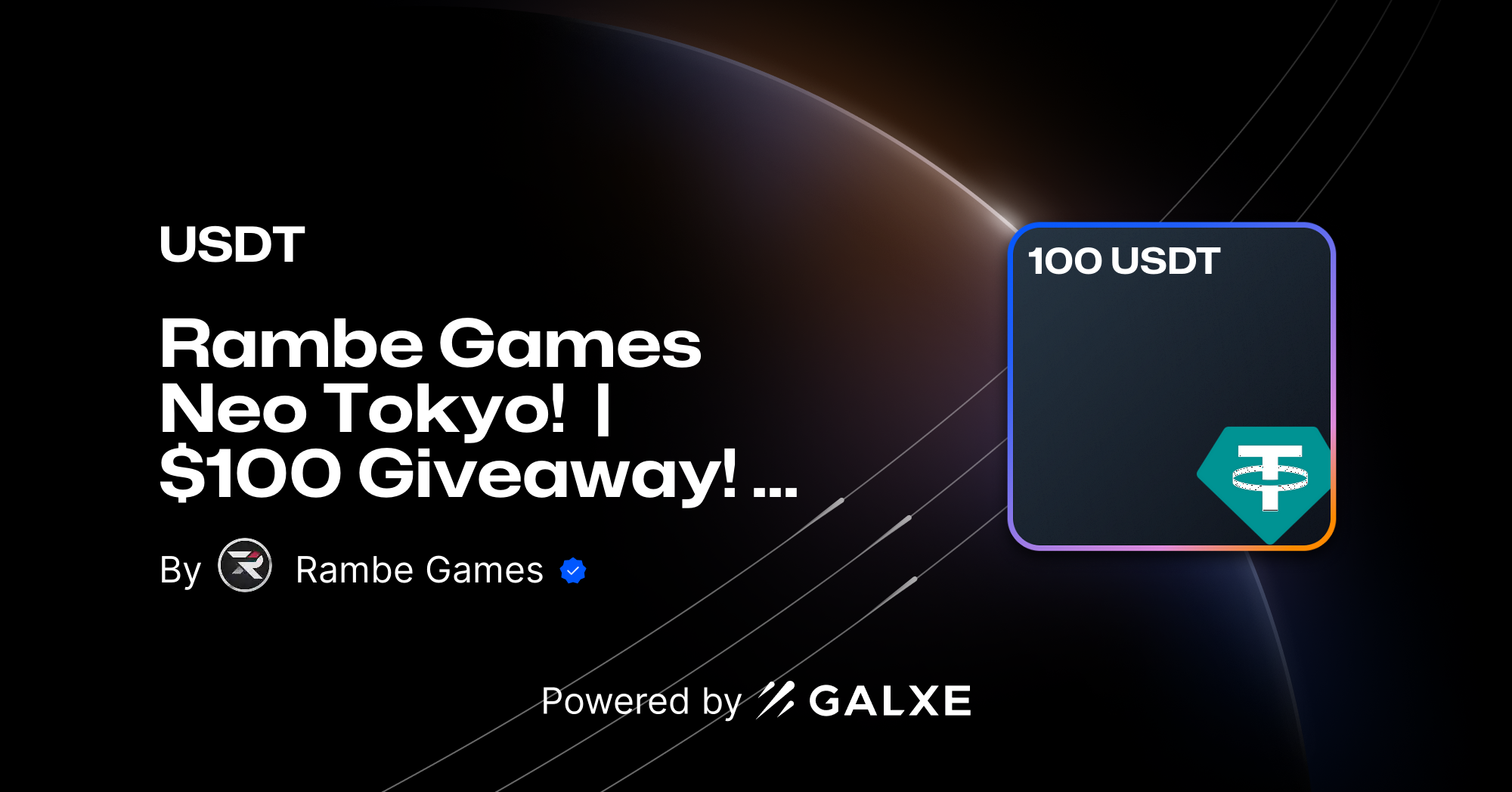 Rambe Games ️ Neo Tokyo! 🤝 | $100 Giveaway! 🎁 by Rambe Games | Galxe Quest