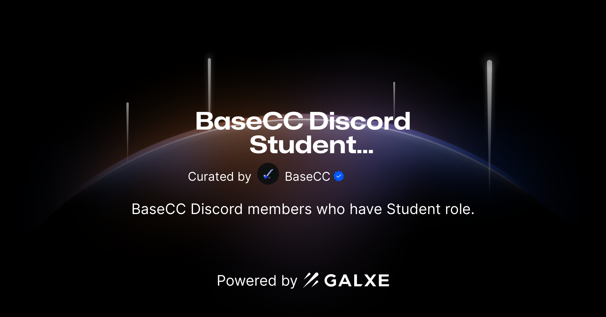 BaseCC Discord Student Credential | Galxe