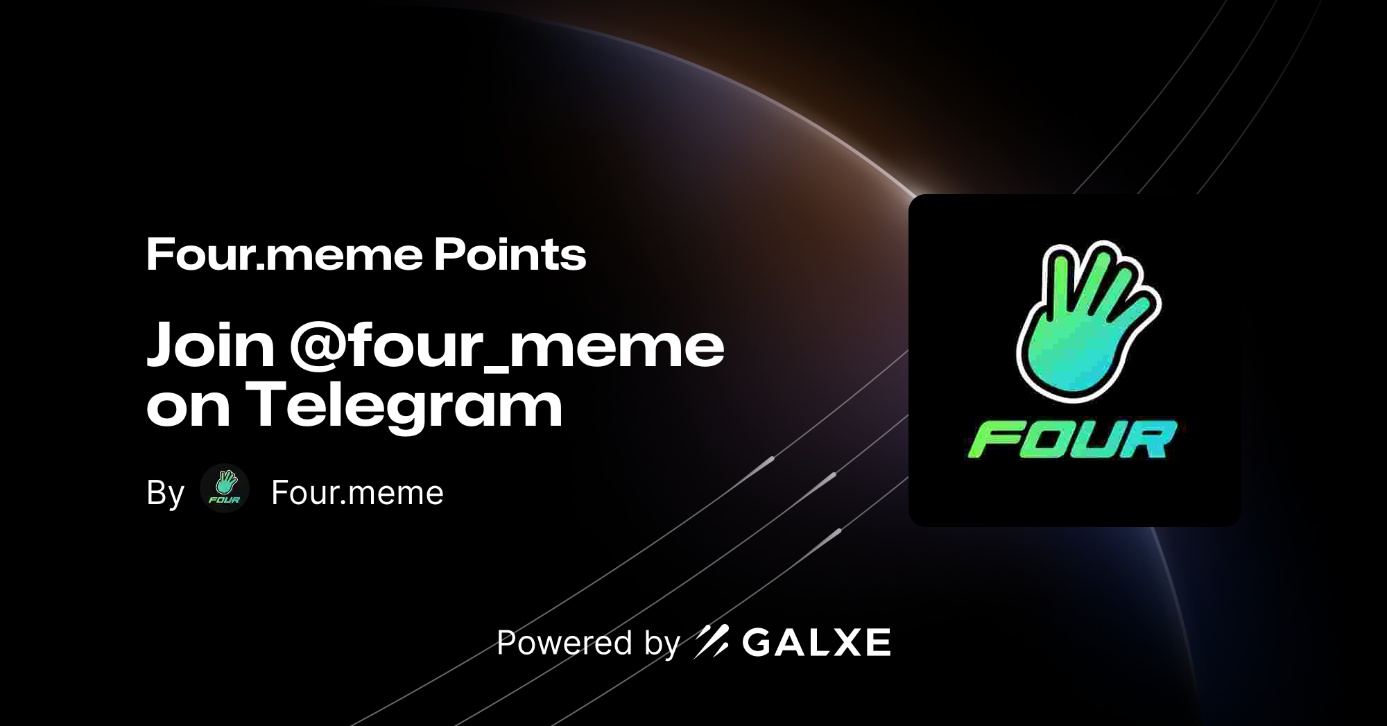 Join @four_meme on Telegram by Four.meme | Galxe Quest