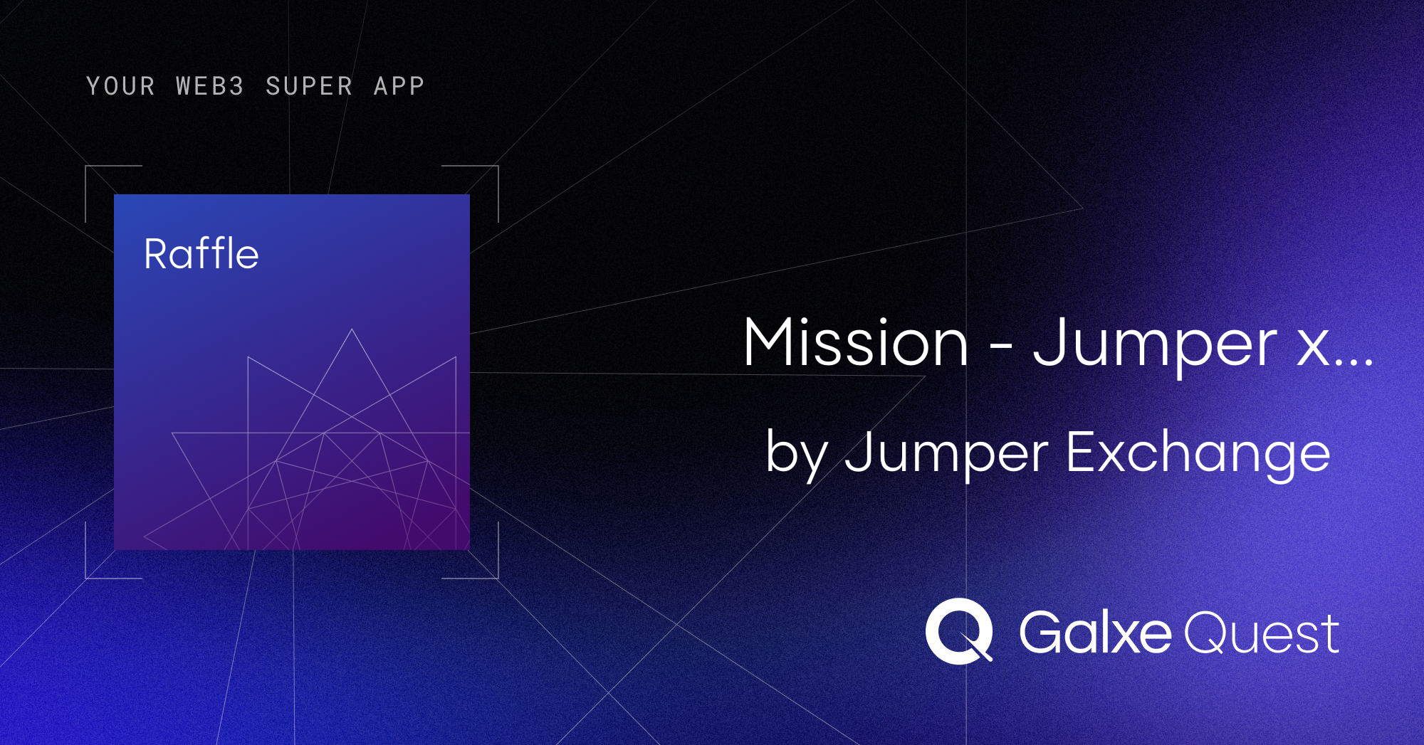 Mission - Jumper x Earndrop - 100x1 month Earndrop Prime Subscriptions by Jumper Exchange ...