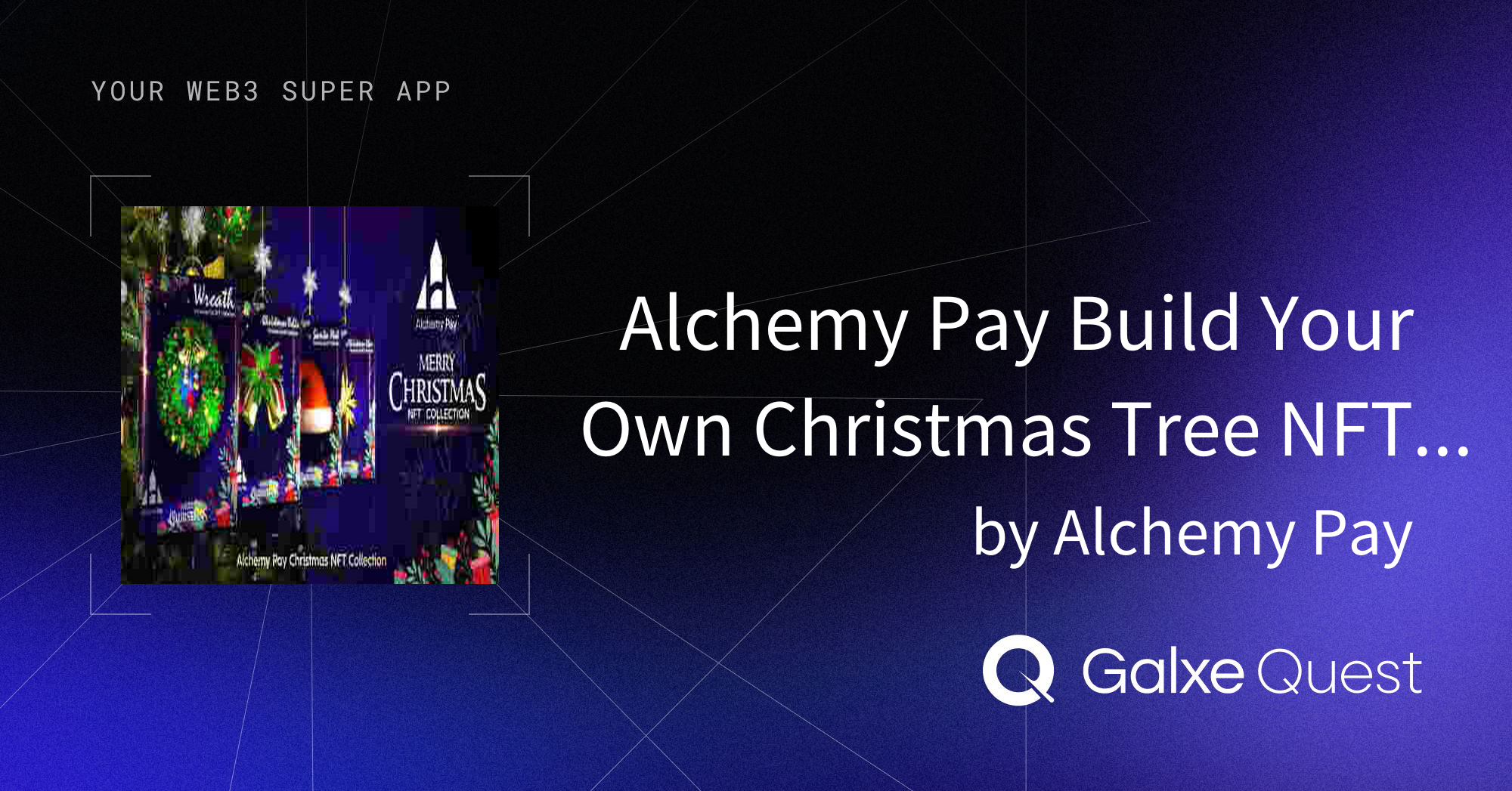 Alchemy Pay Build Your Own Christmas Tree NFT Campaign by Alchemy Pay ...