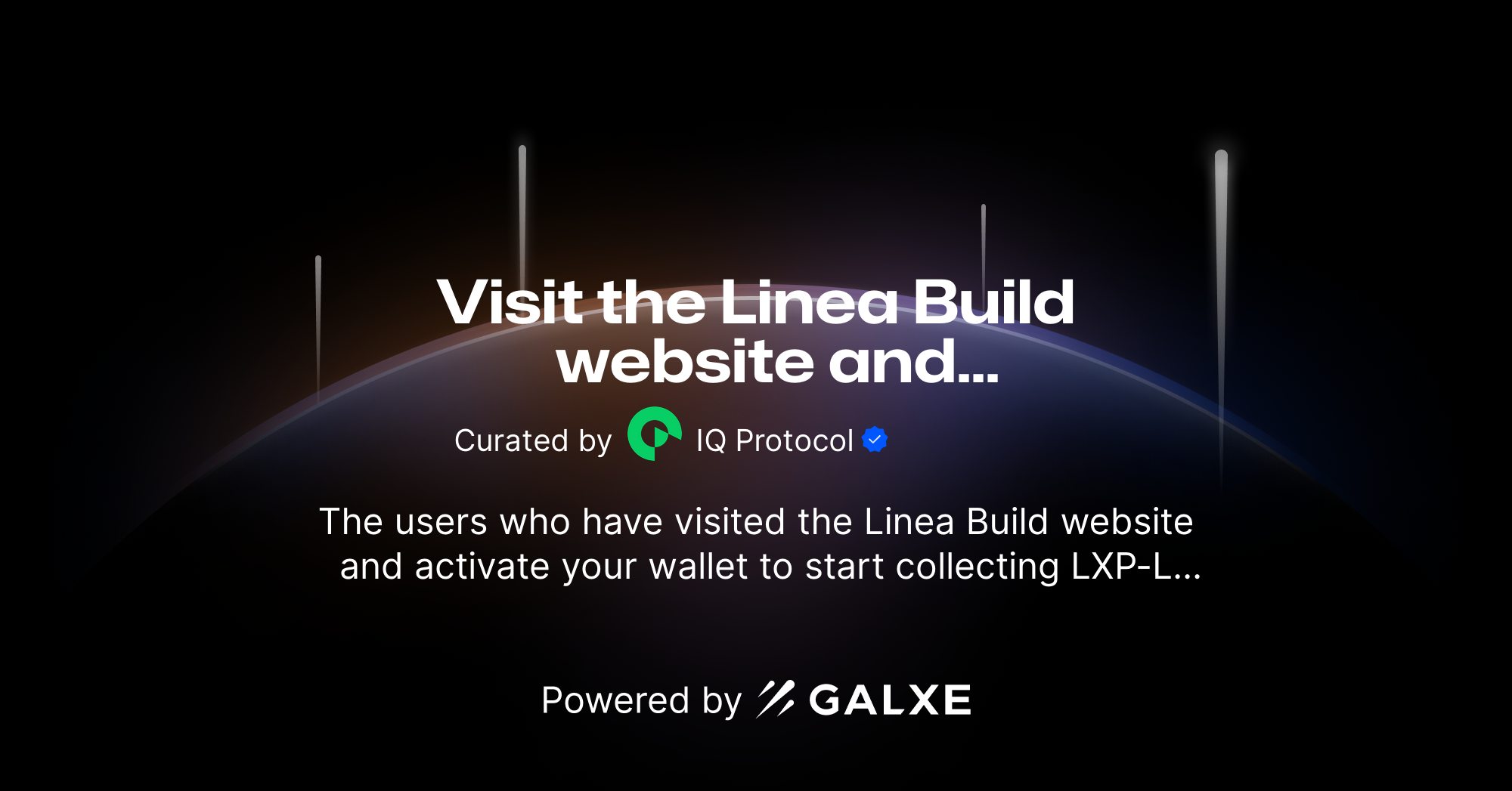 Visit the Linea Build website and activate your wallet to start ...