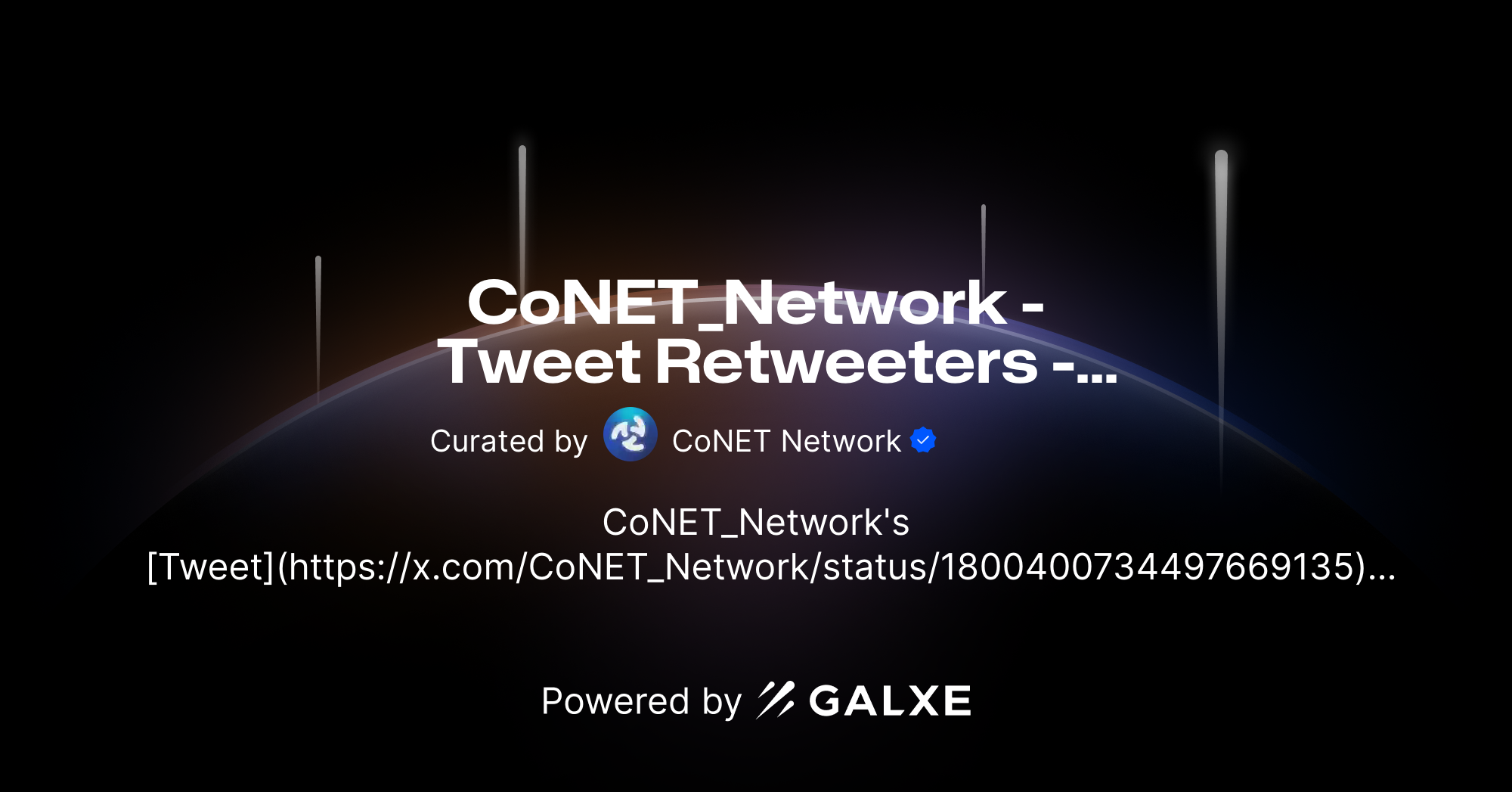 CoNET_Network - Tweet Retweeters - Tweet 1800400734497669135 Credential ...