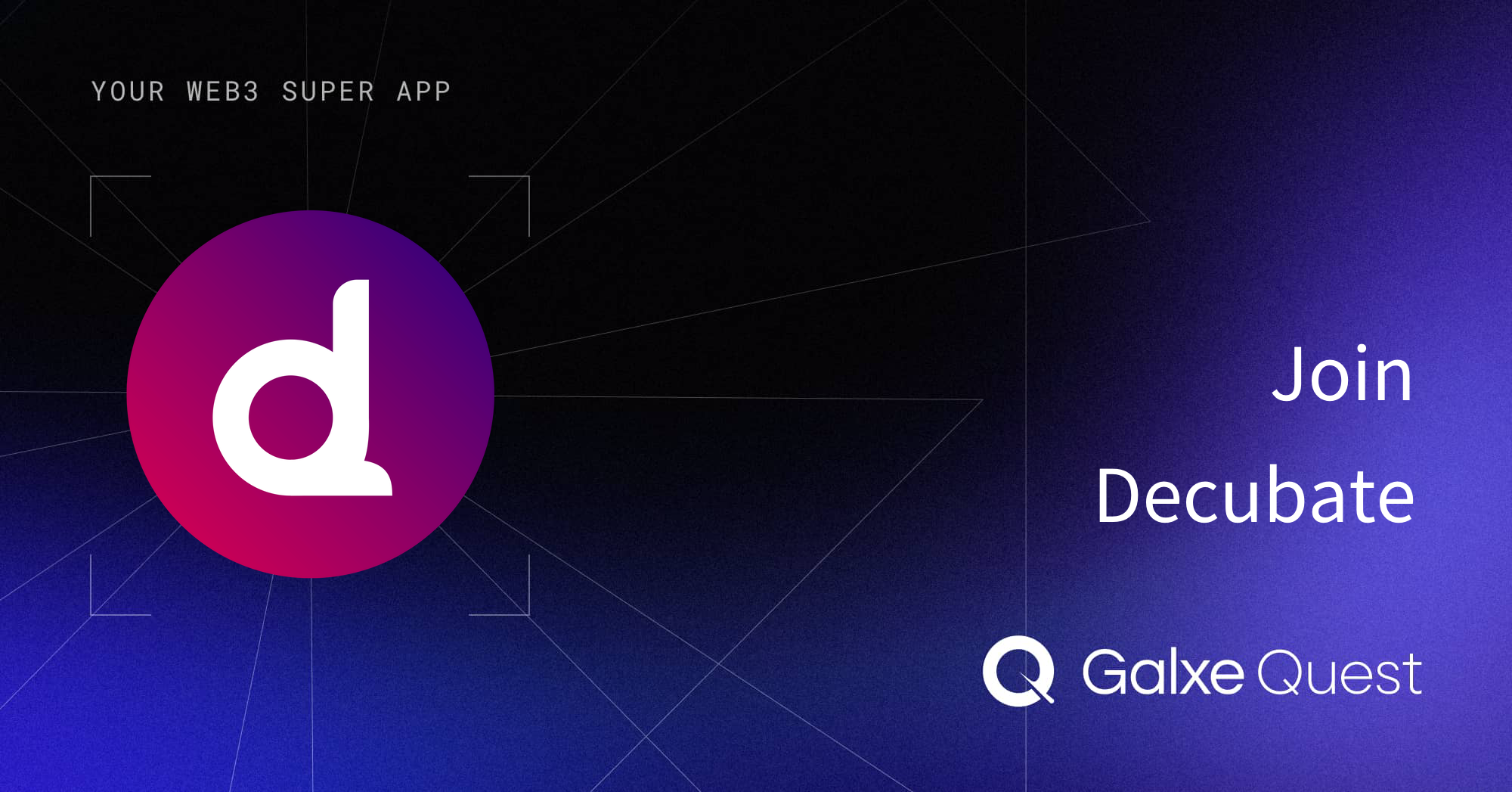 Join Decubate on Galxe Quest