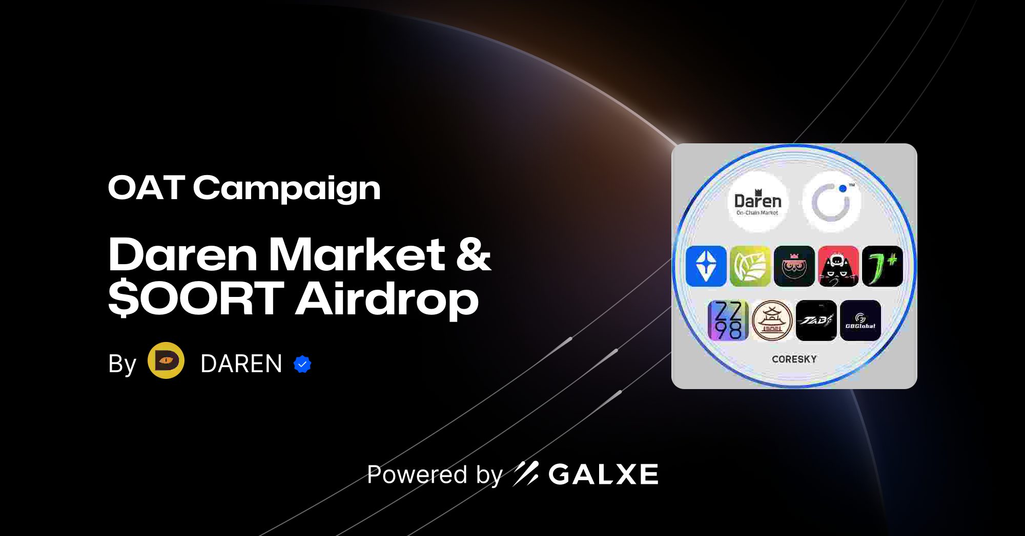 Daren Market & $OORT Airdrop by DAREN | Galxe Quest