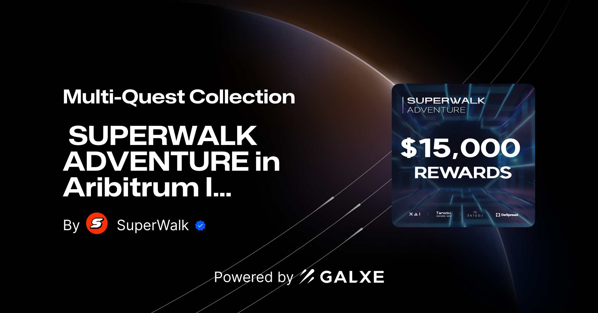 🚀 SUPERWALK ADVENTURE in Aribitrum I $15,000+ Airdrop & Giveaway I XAI ...