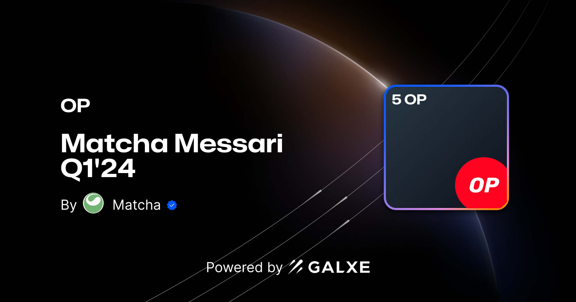 Matcha Messari Q1'24 by Matcha | Galxe Quest