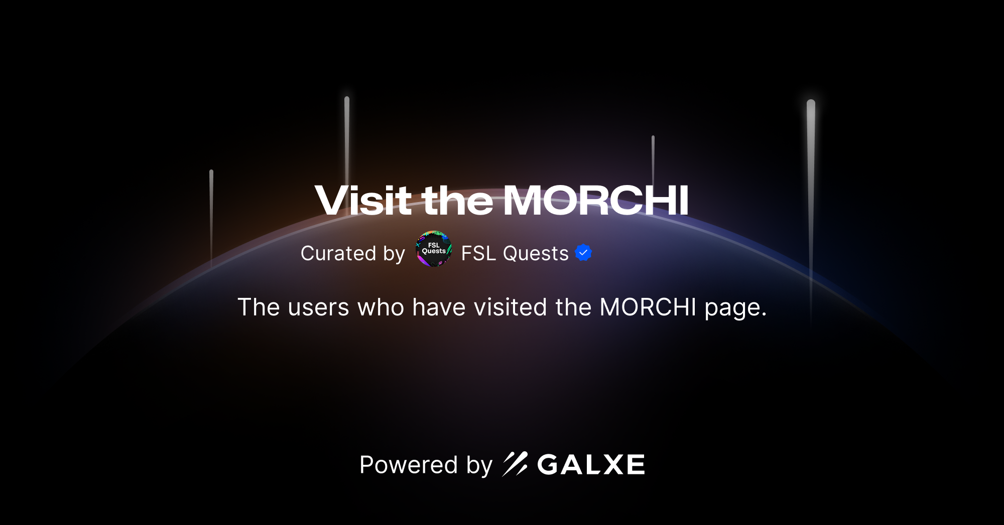 Visit the MORCHI Credential | Galxe