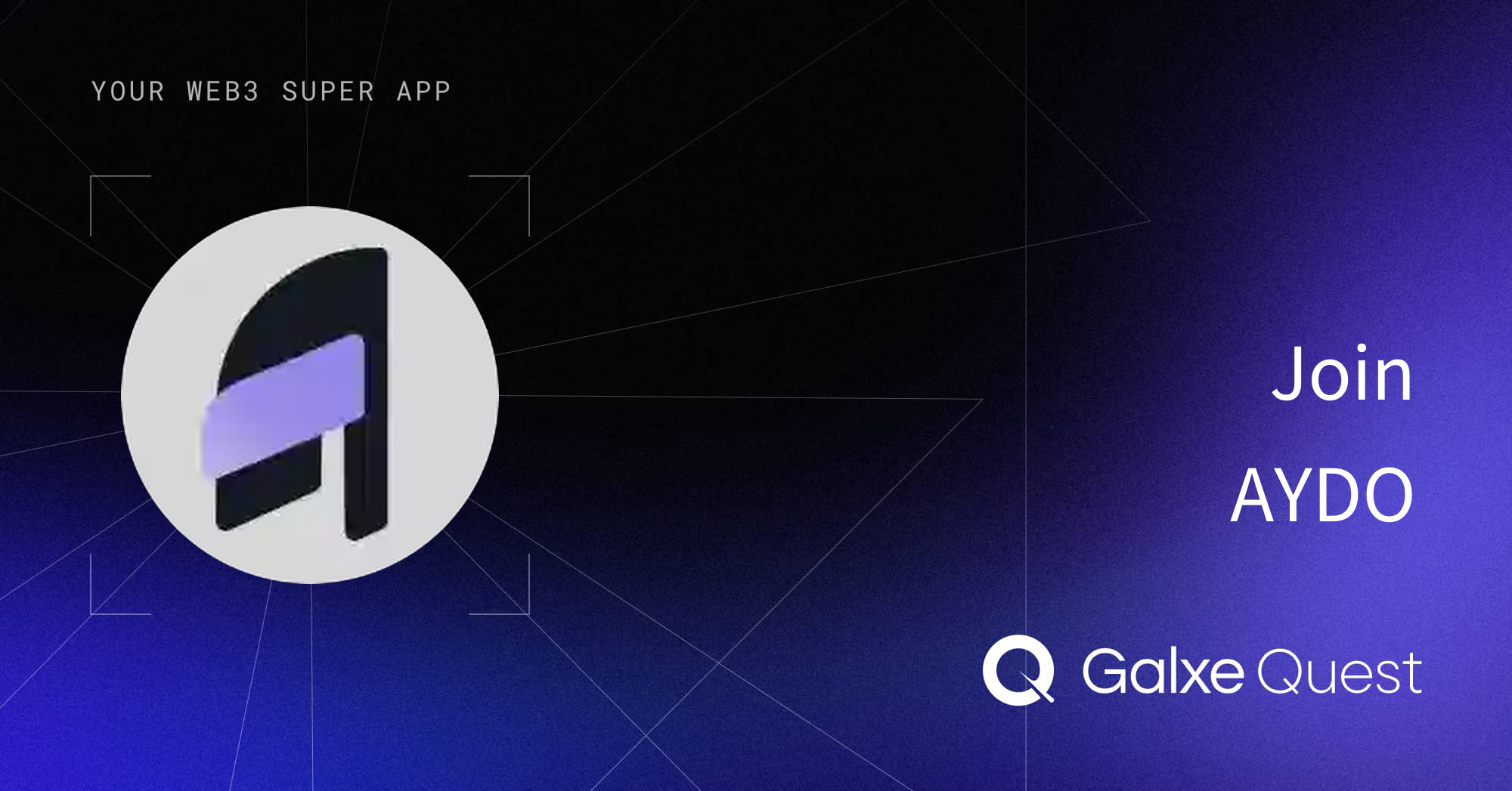 Join AYDO on Galxe Quest