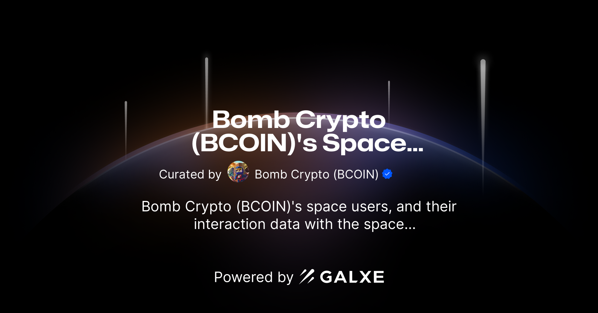 Bomb Crypto (BCOIN)'s Space Users Credential | Galxe