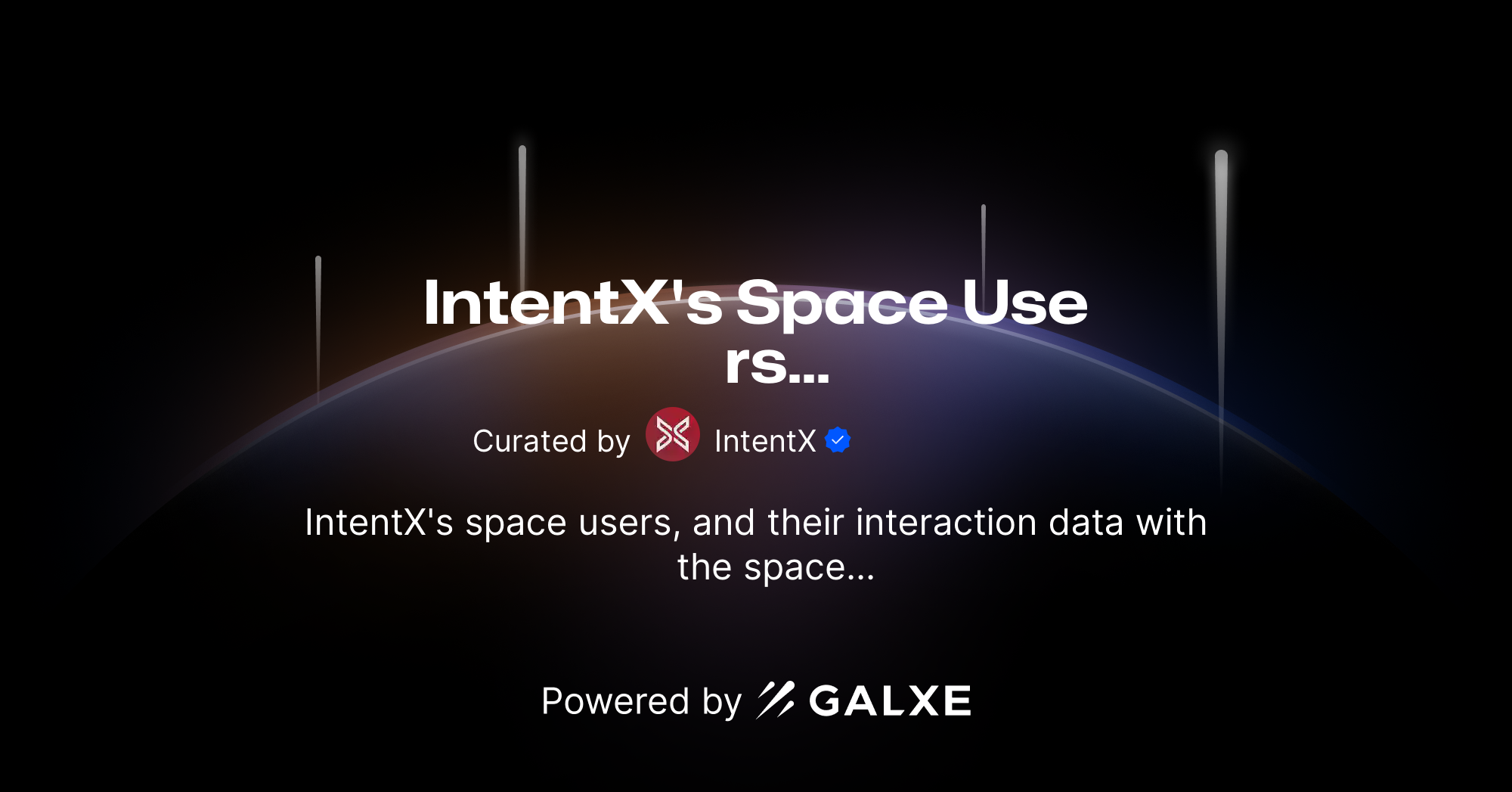 IntentX's Space Users Credential | Galxe
