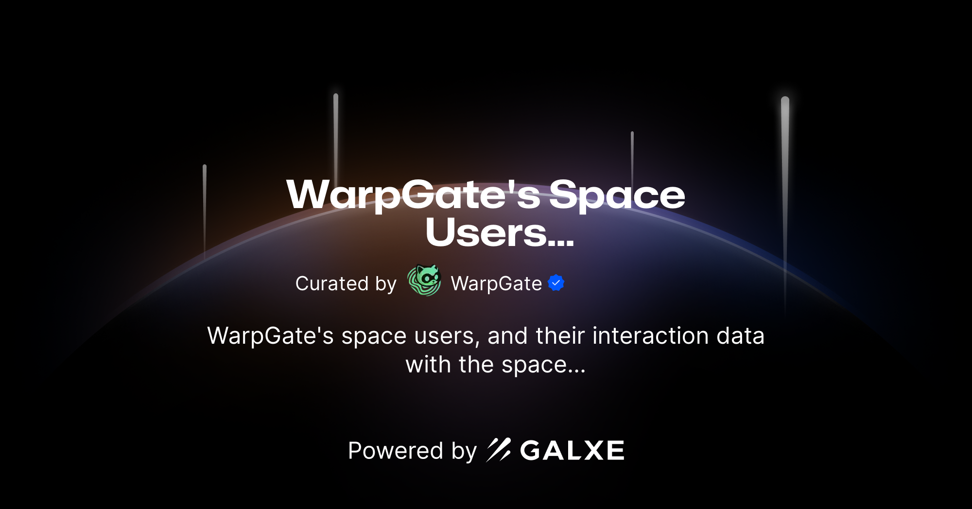WarpGate's Space Users Credential | Galxe