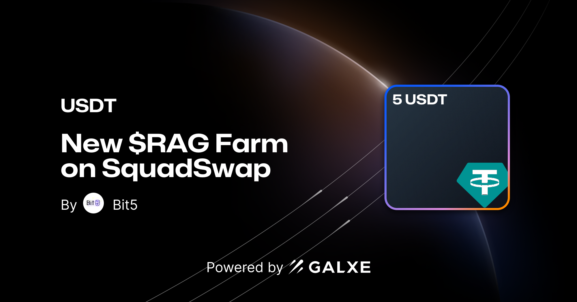 New $RAG Farm on SquadSwap by Bit5 | Galxe Quest