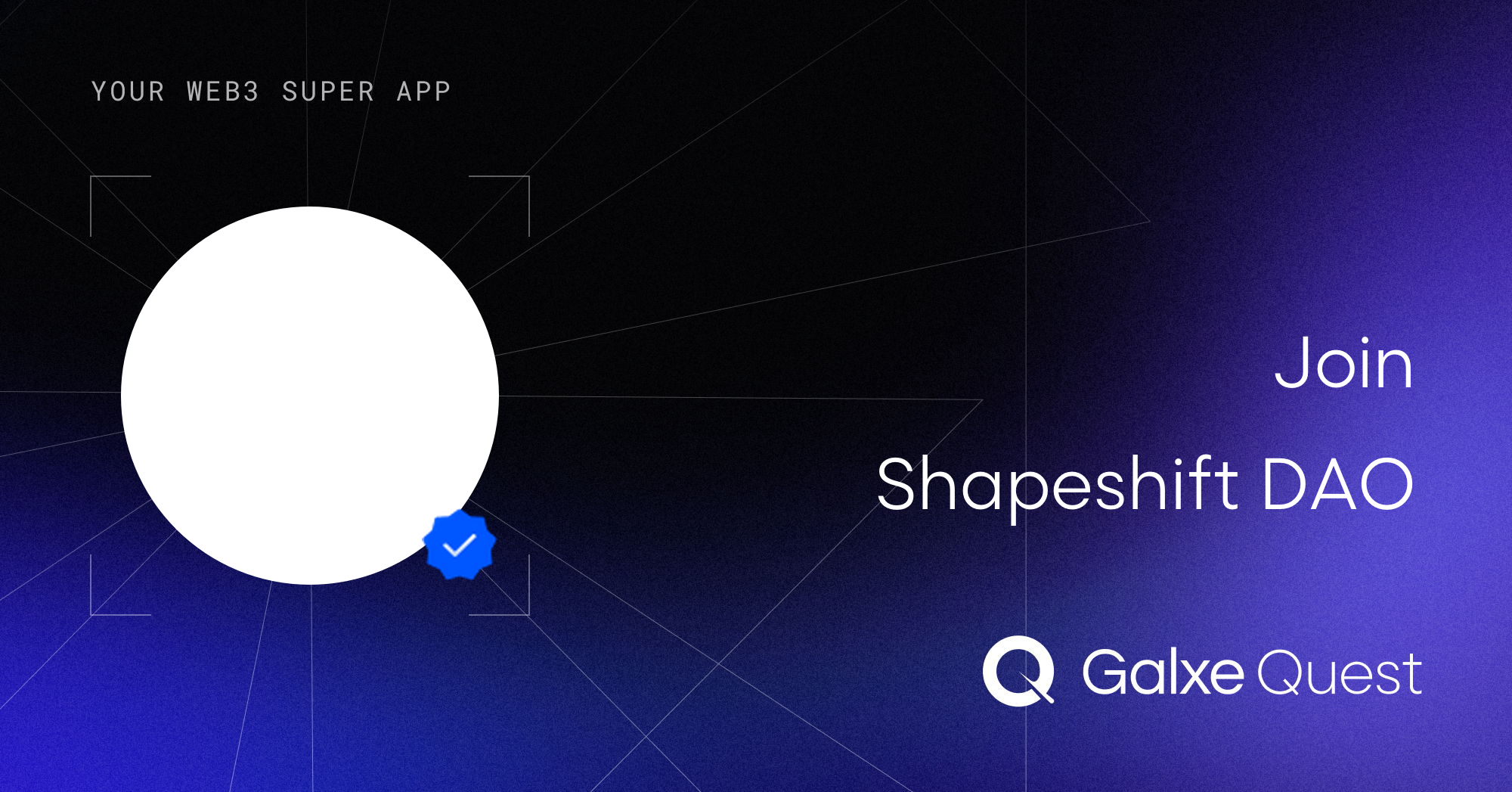 Join Shapeshift DAO on Galxe Quest