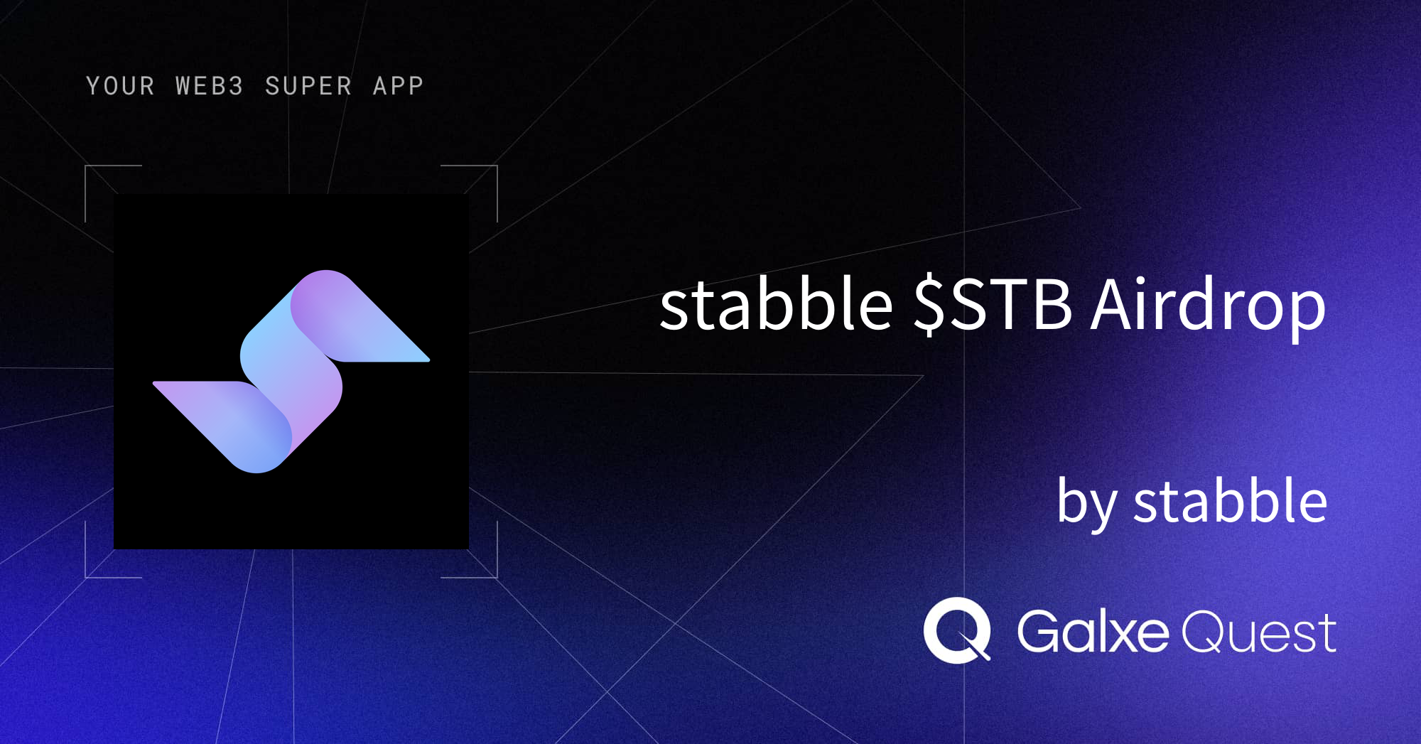 stabble $STB Airdrop by stabble | Galxe Quest