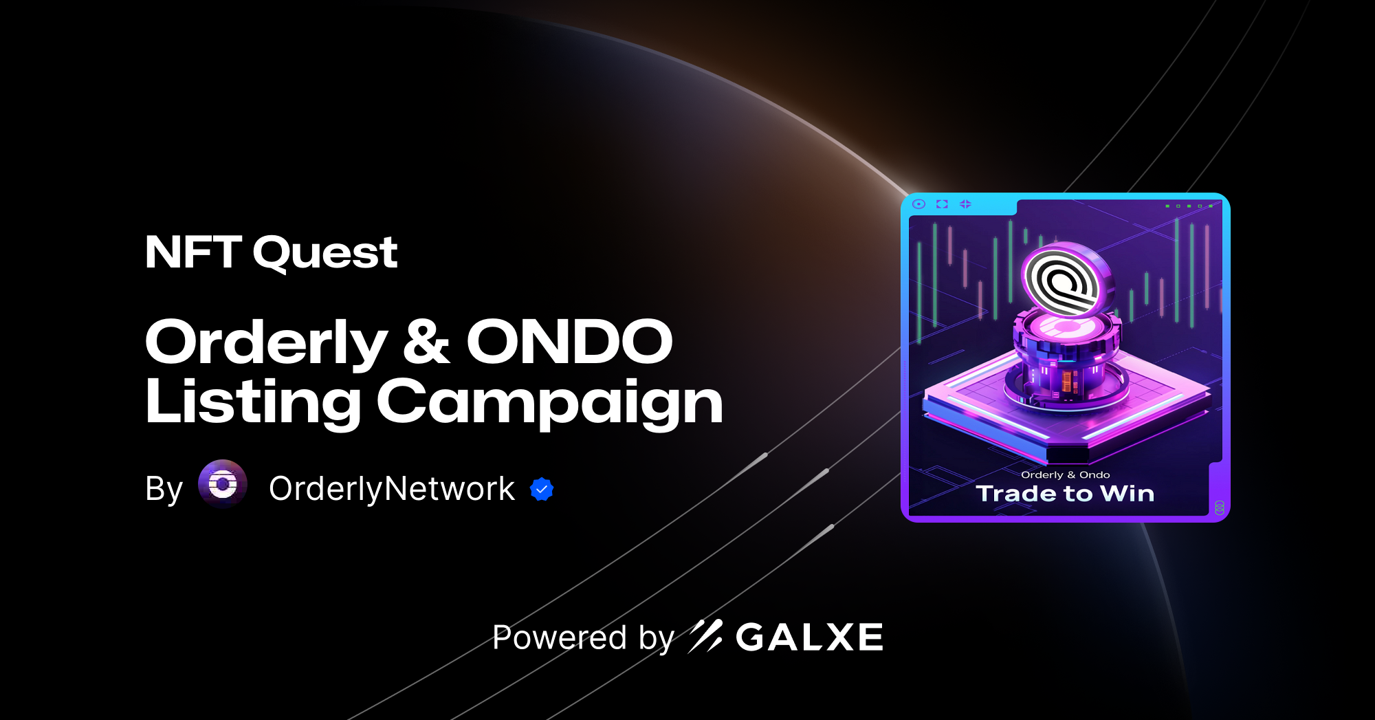 Orderly & ONDO Listing Campaign by OrderlyNetwork | Galxe Quest