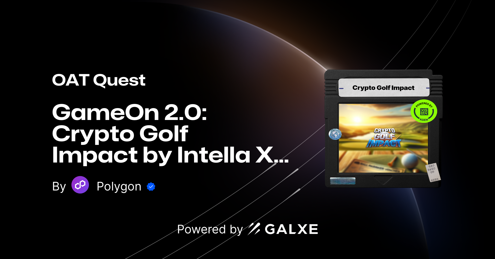 GameOn 2.0: Crypto Golf Impact by Intella X by Polygon | Galxe Quest