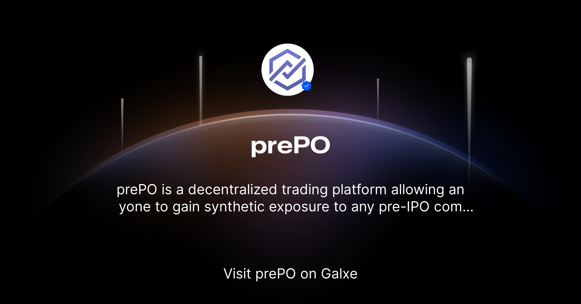 Join prePO on Galxe