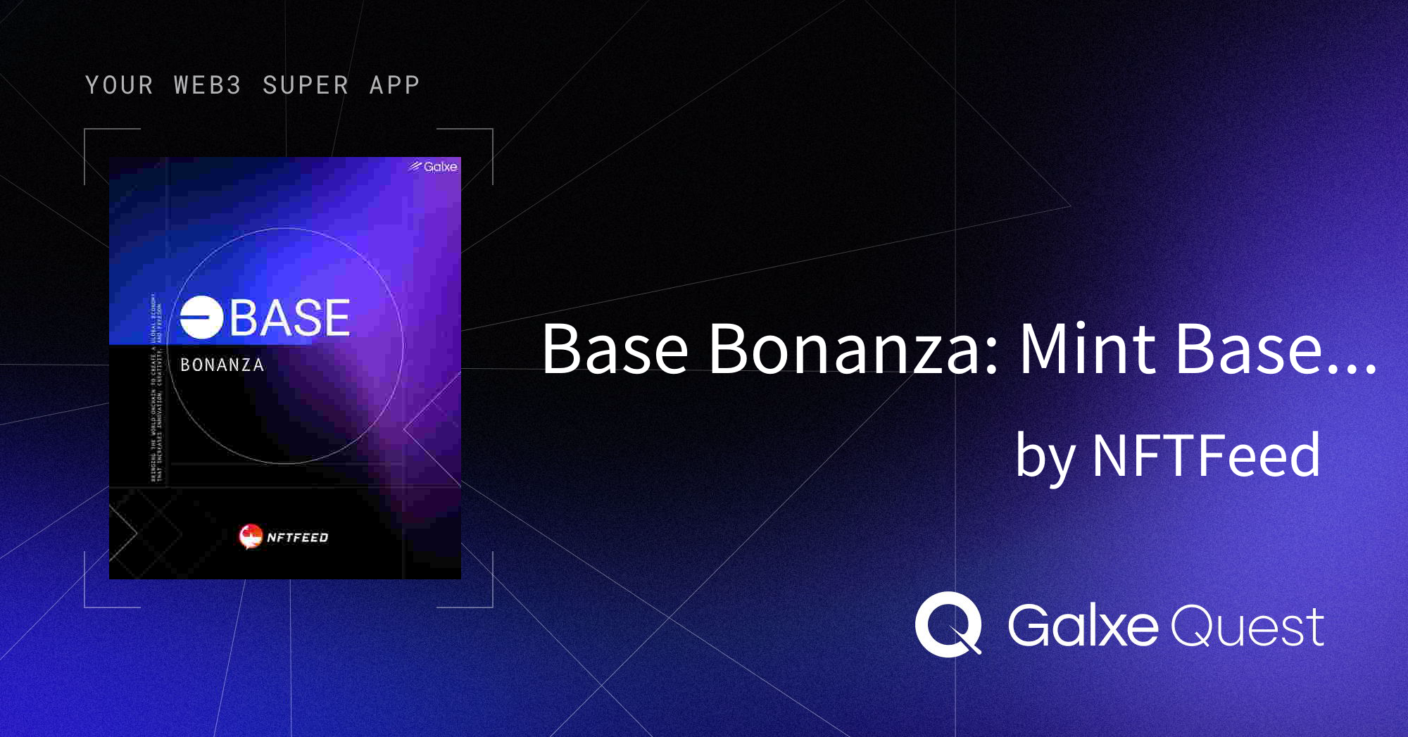 Base Bonanza: Mint Base Badge for supporting Base community by NFTFeed ...