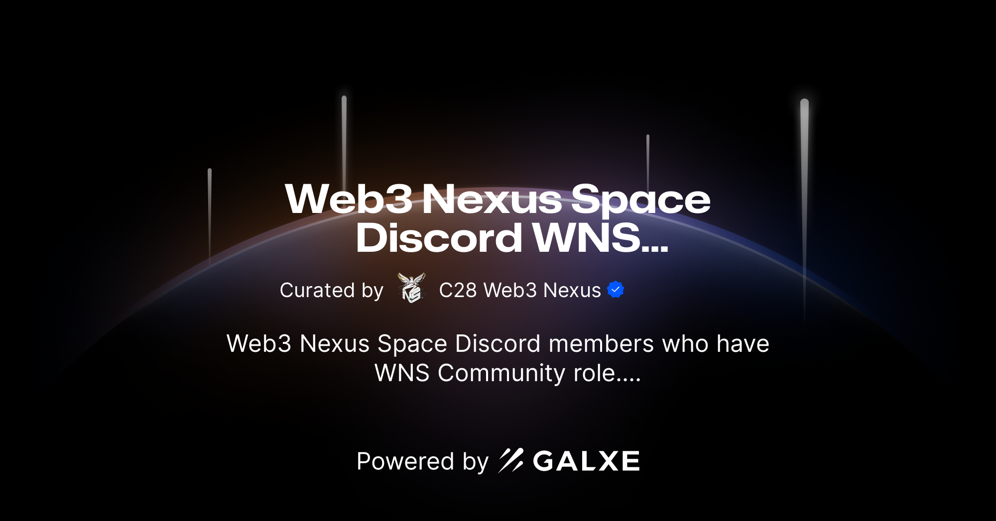 Web3 Nexus Space Discord WNS Community Credential | Galxe