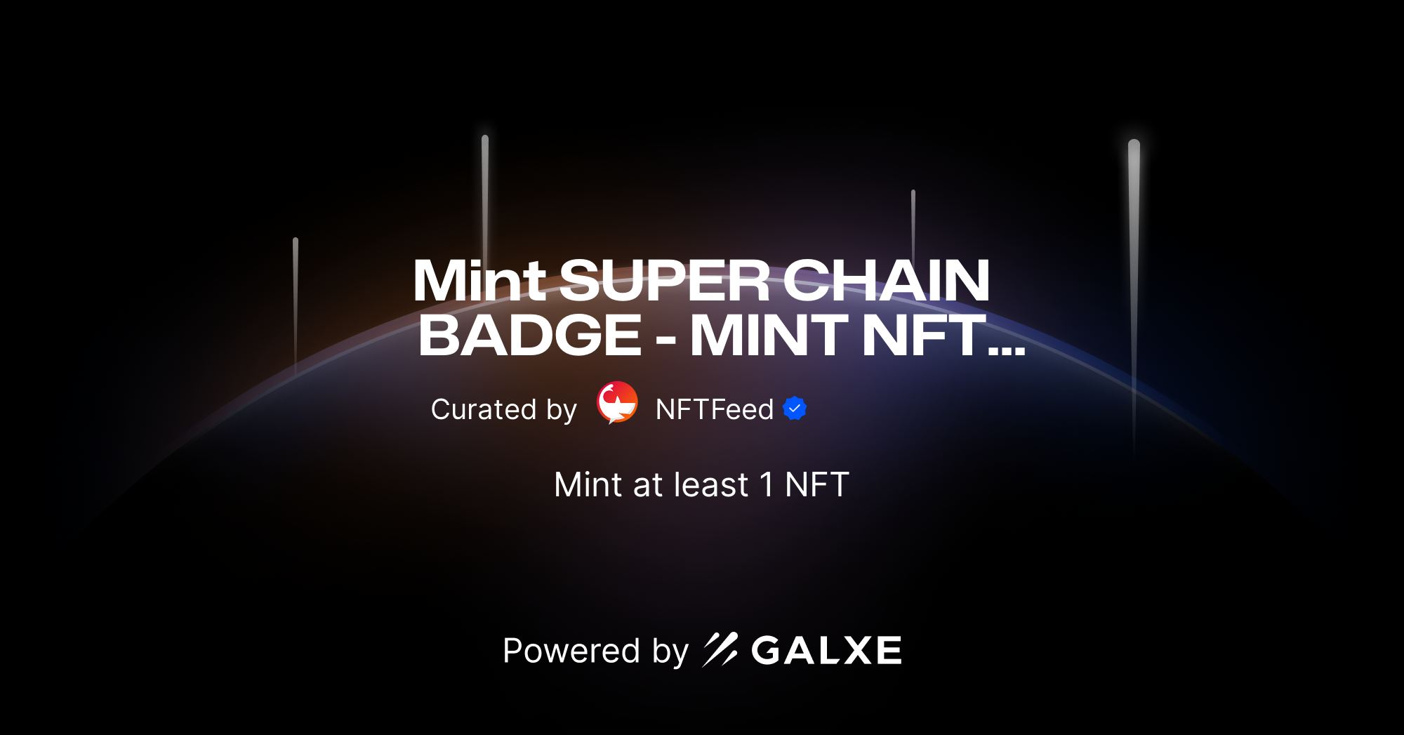 Mint SUPER CHAIN BADGE - MINT NFT Credential | Galxe