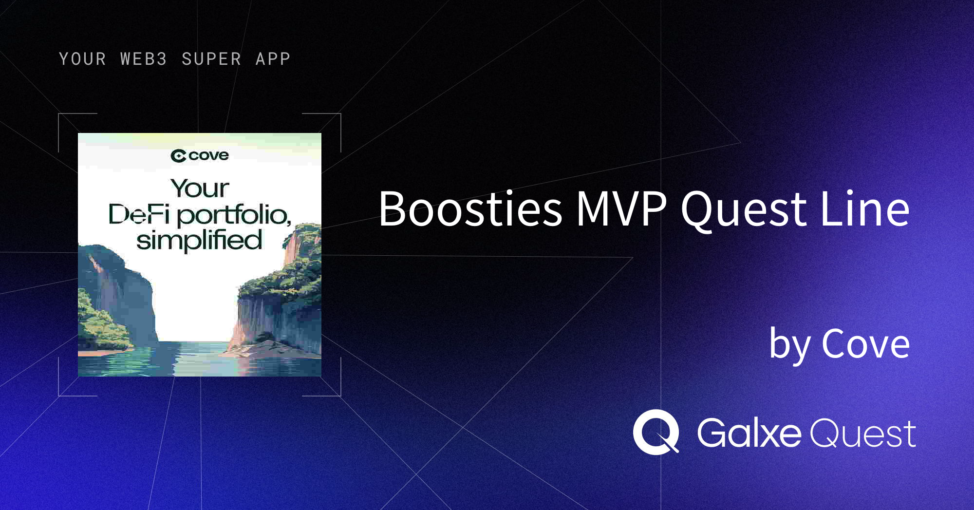 Boosties MVP Quest Line by Cove | Galxe Quest