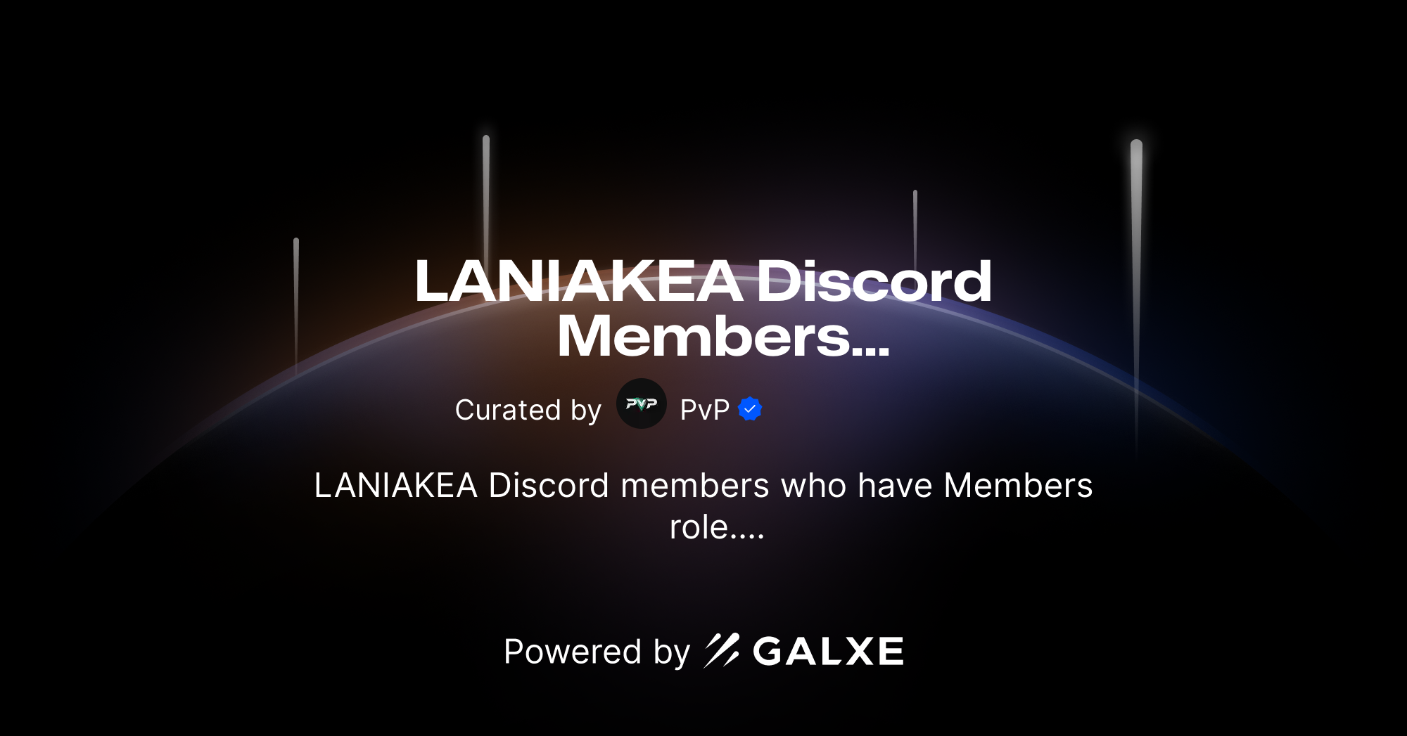 LANIAKEA Discord Members Credential | Galxe