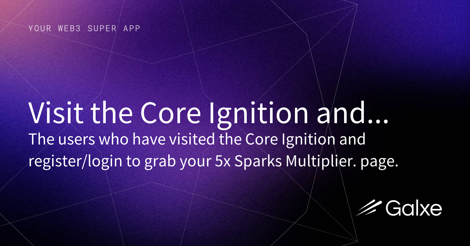 Visit the Core Ignition and register/login to grab your 5x Sparks ...
