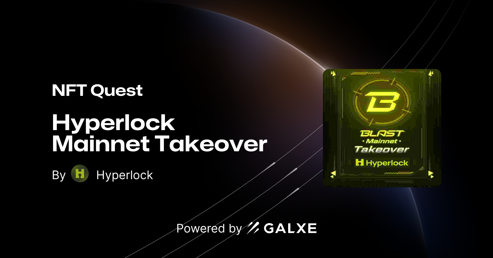 Hyperlock Mainnet Takeover by Hyperlock | Galxe