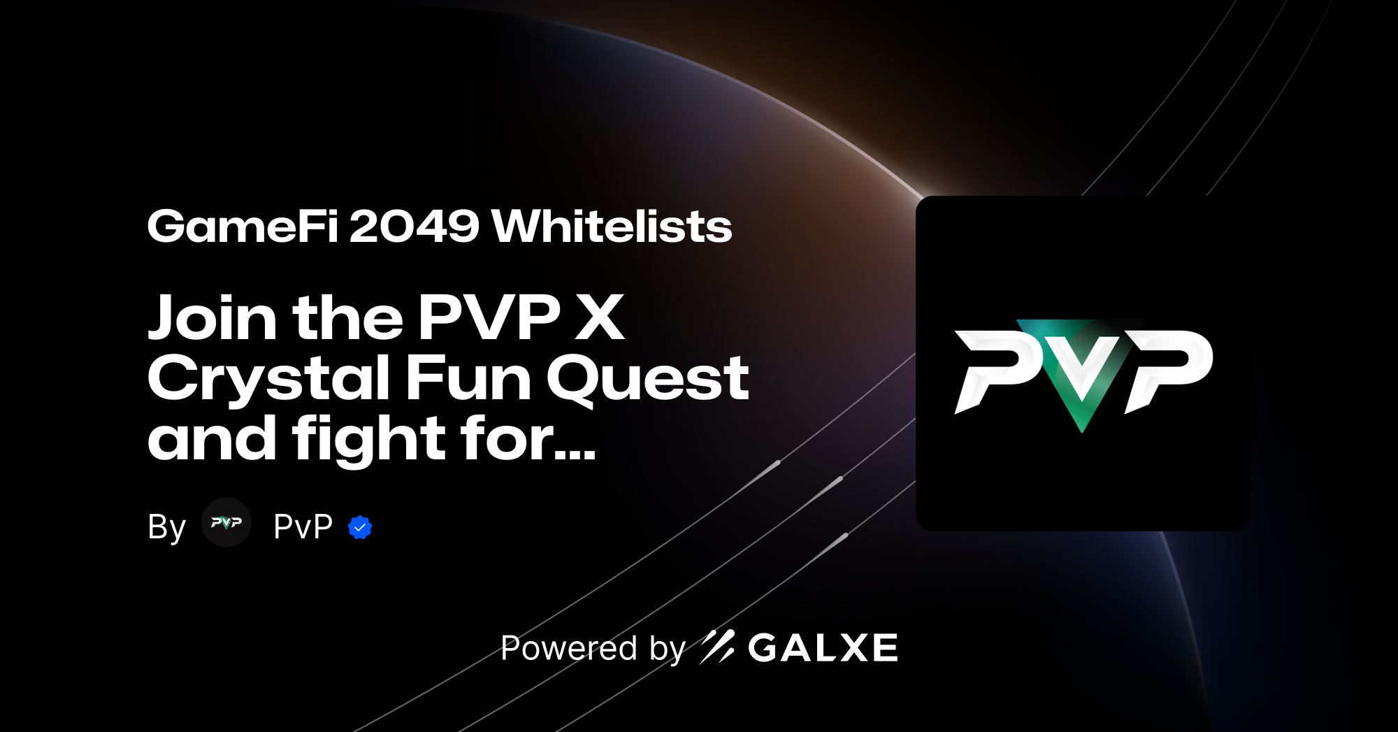 Join the PVP X Crystal Fun Quest and fight for $15,000 reward pool! by PvP | Galxe Quest