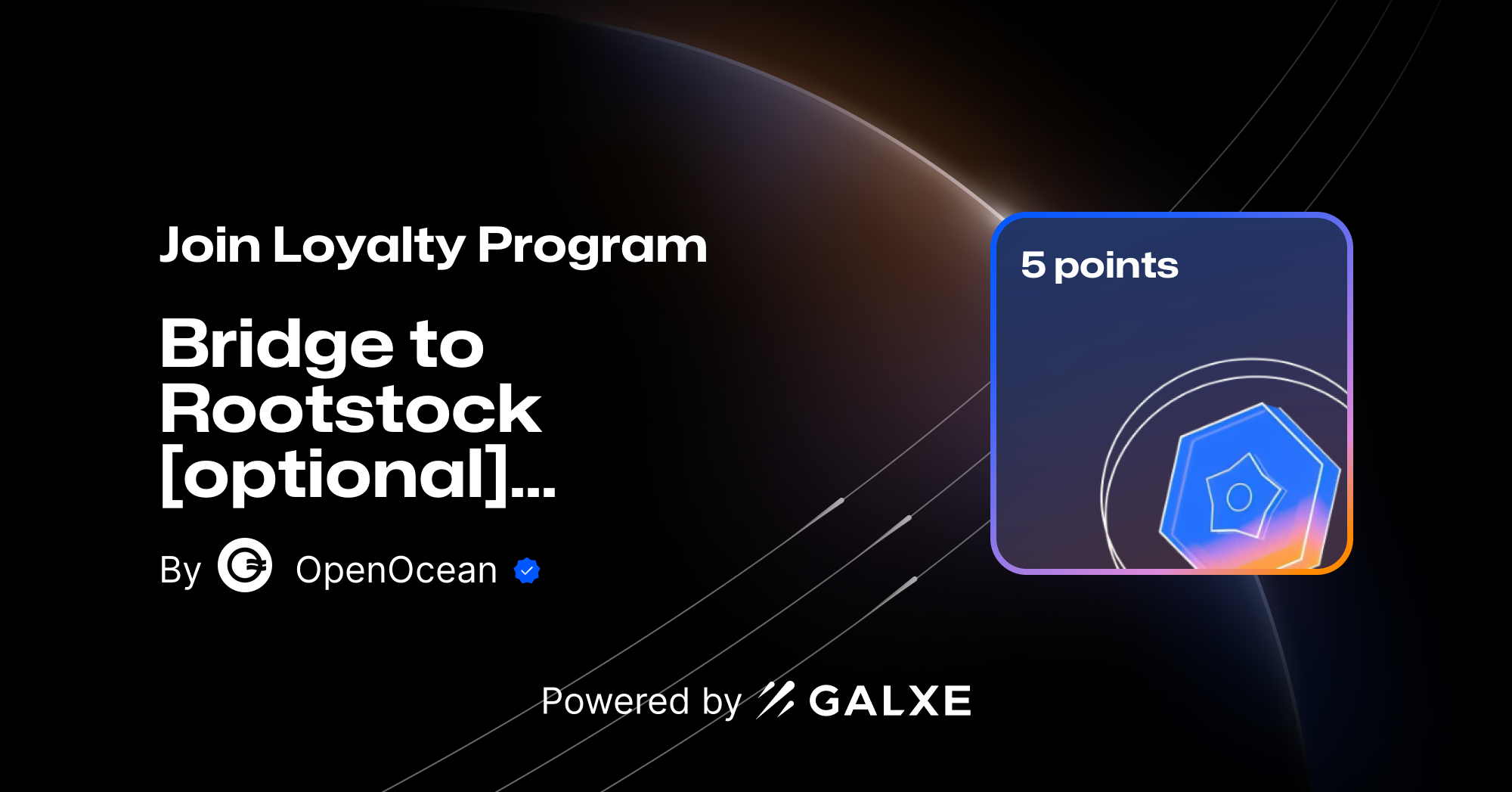 Bridge to Rootstock [optional] by OpenOcean | Galxe Quest