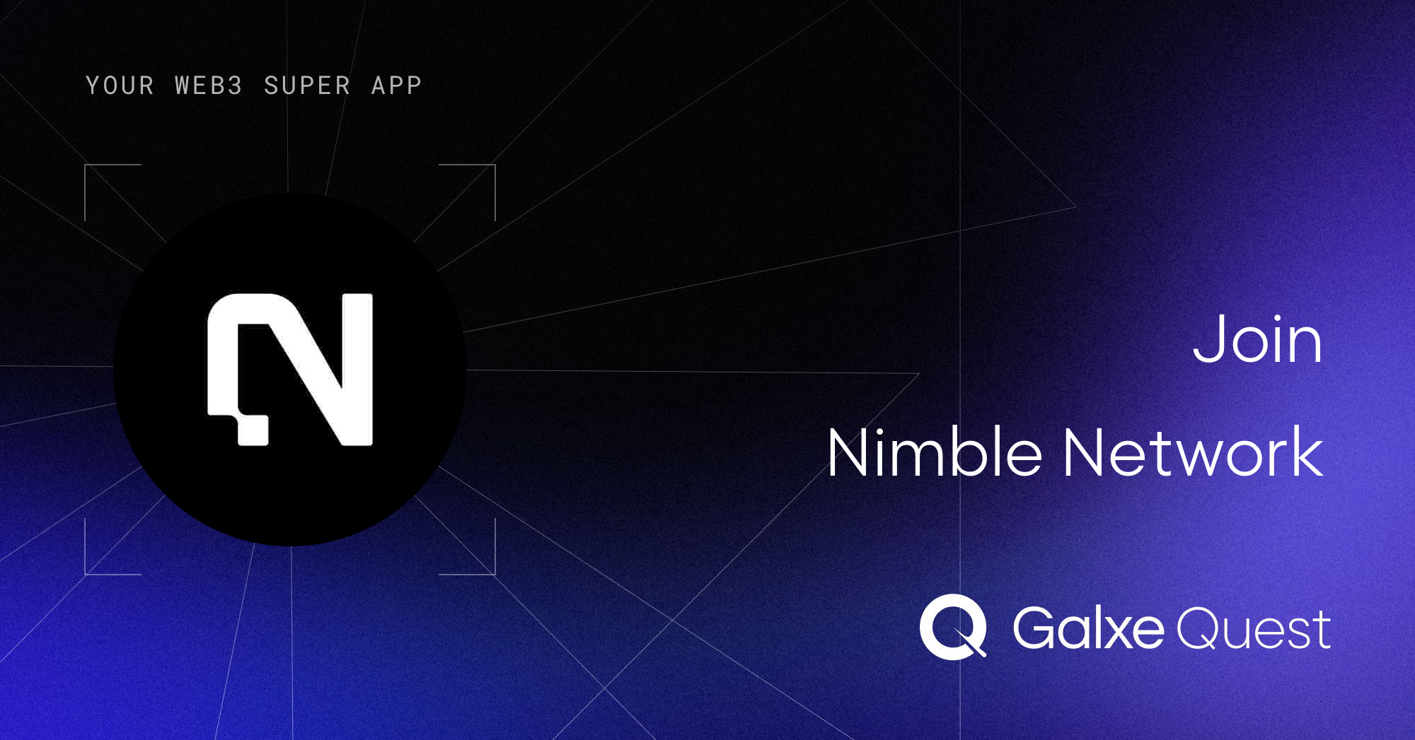 Join Nimble Network on Galxe Quest