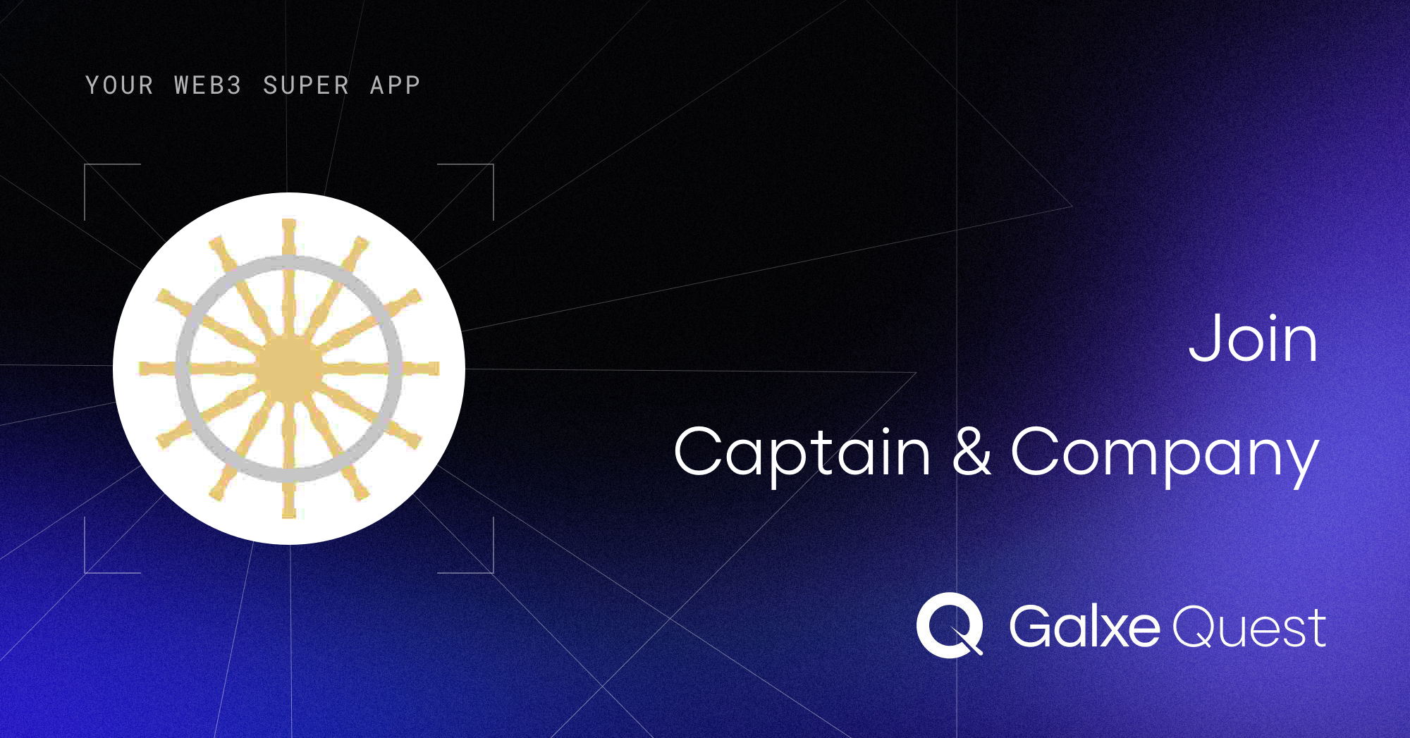 Join Captain & Company on Galxe Quest