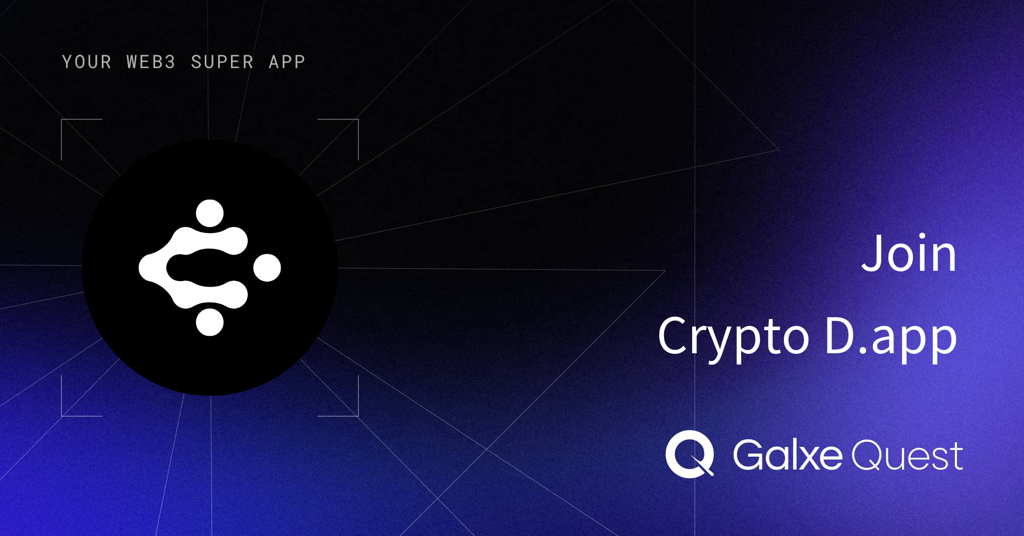 Join Crypto D.app on Galxe Quest