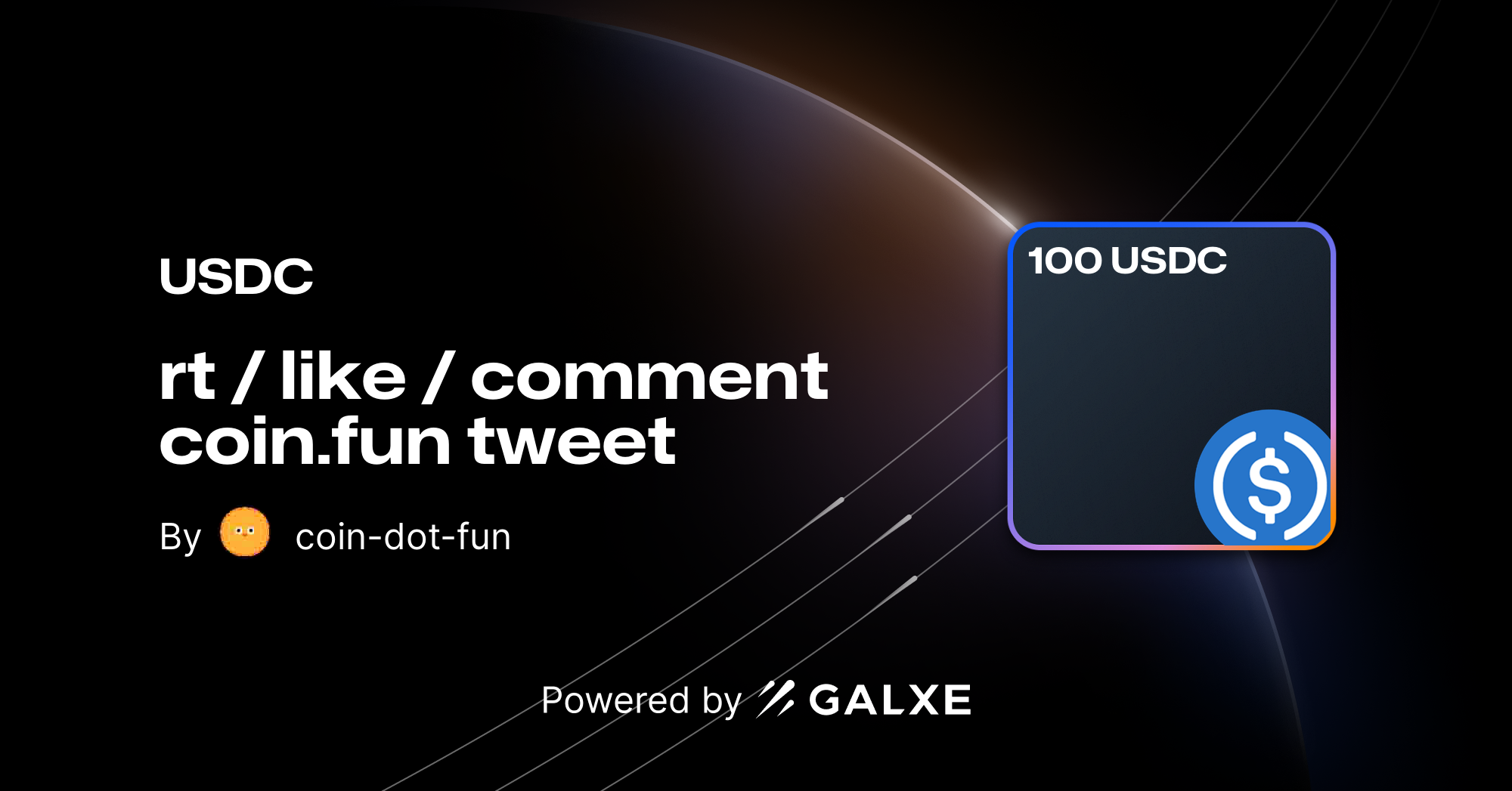 rt / like / comment coin.fun tweet by coin-dot-fun | Galxe Quest