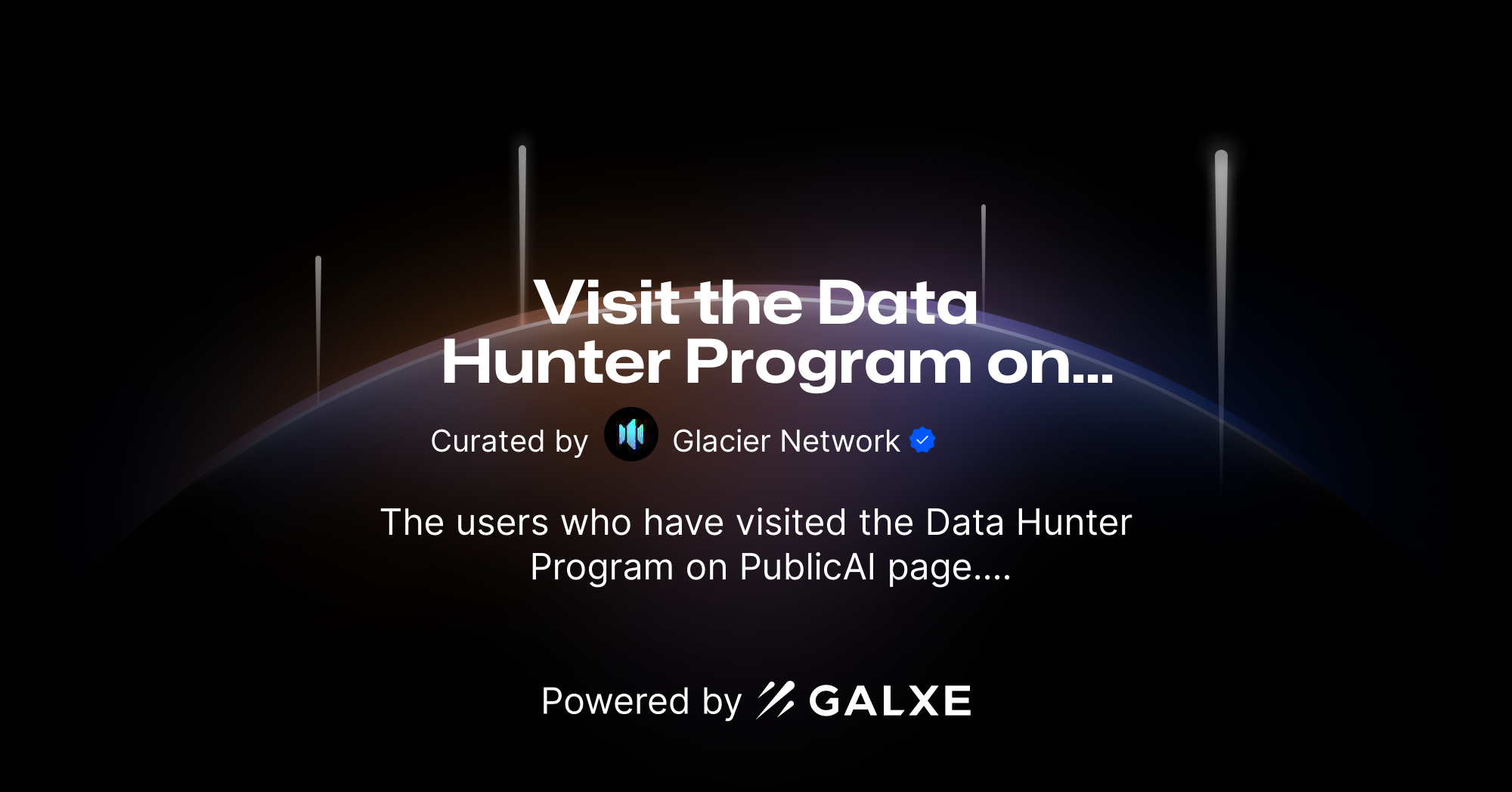 Visit the Data Hunter Program on PublicAI Credential | Galxe