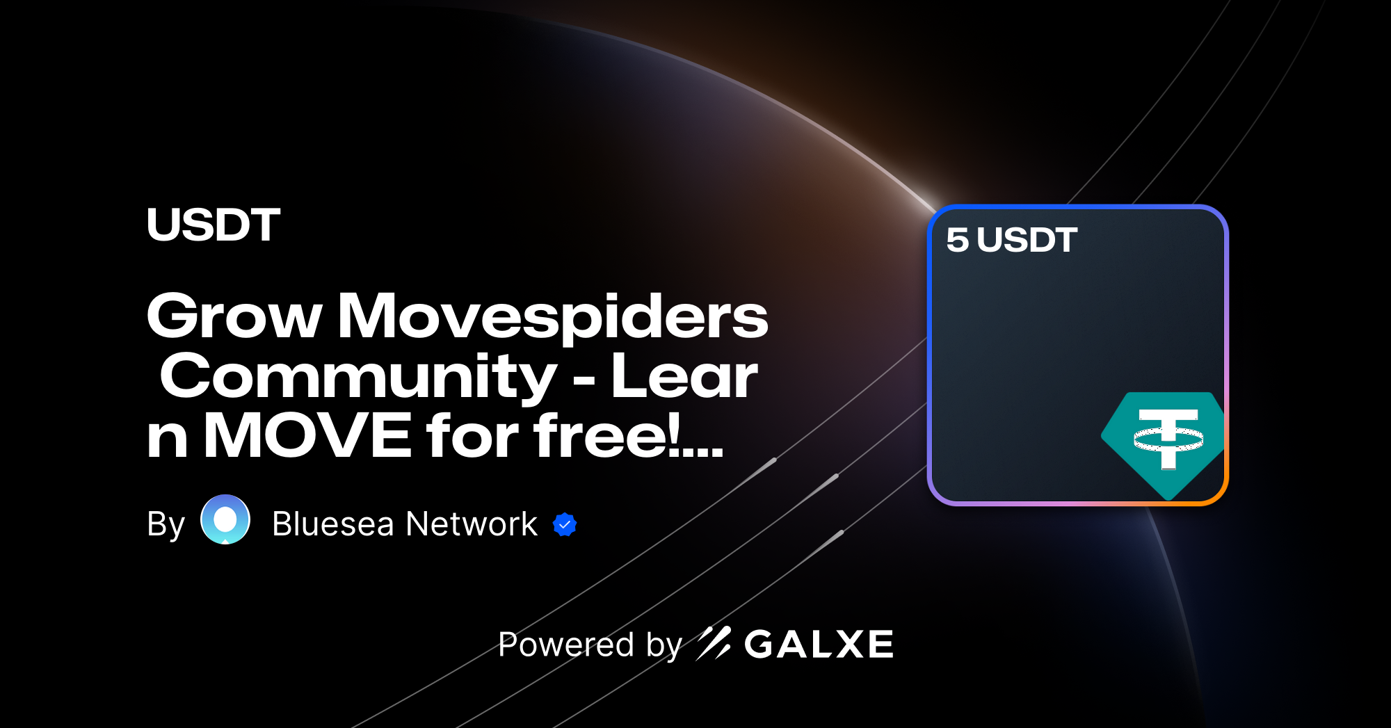 Grow Movespiders Community - Learn MOVE for free! by Bluesea Network | Galxe Quest