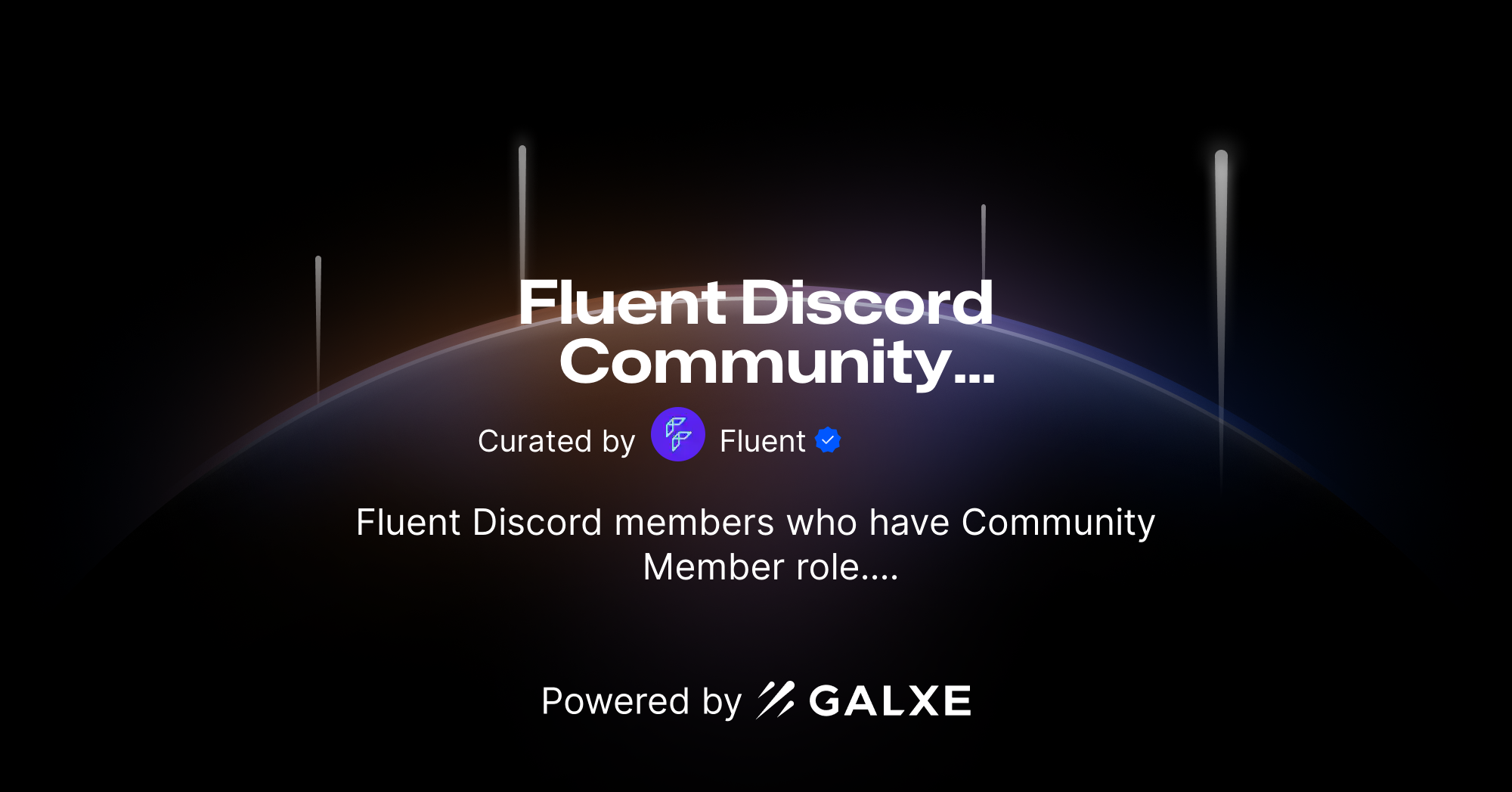Fluent Discord Community Member Credential | Galxe