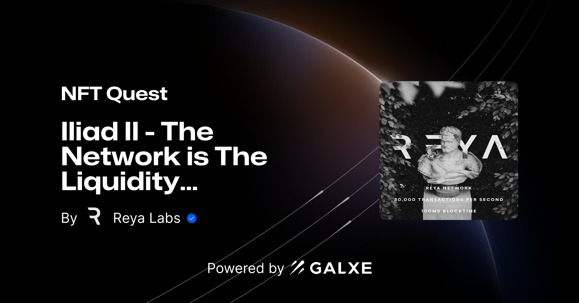 Iliad II - The Network is The Liquidity by Reya Labs | Galxe Quest