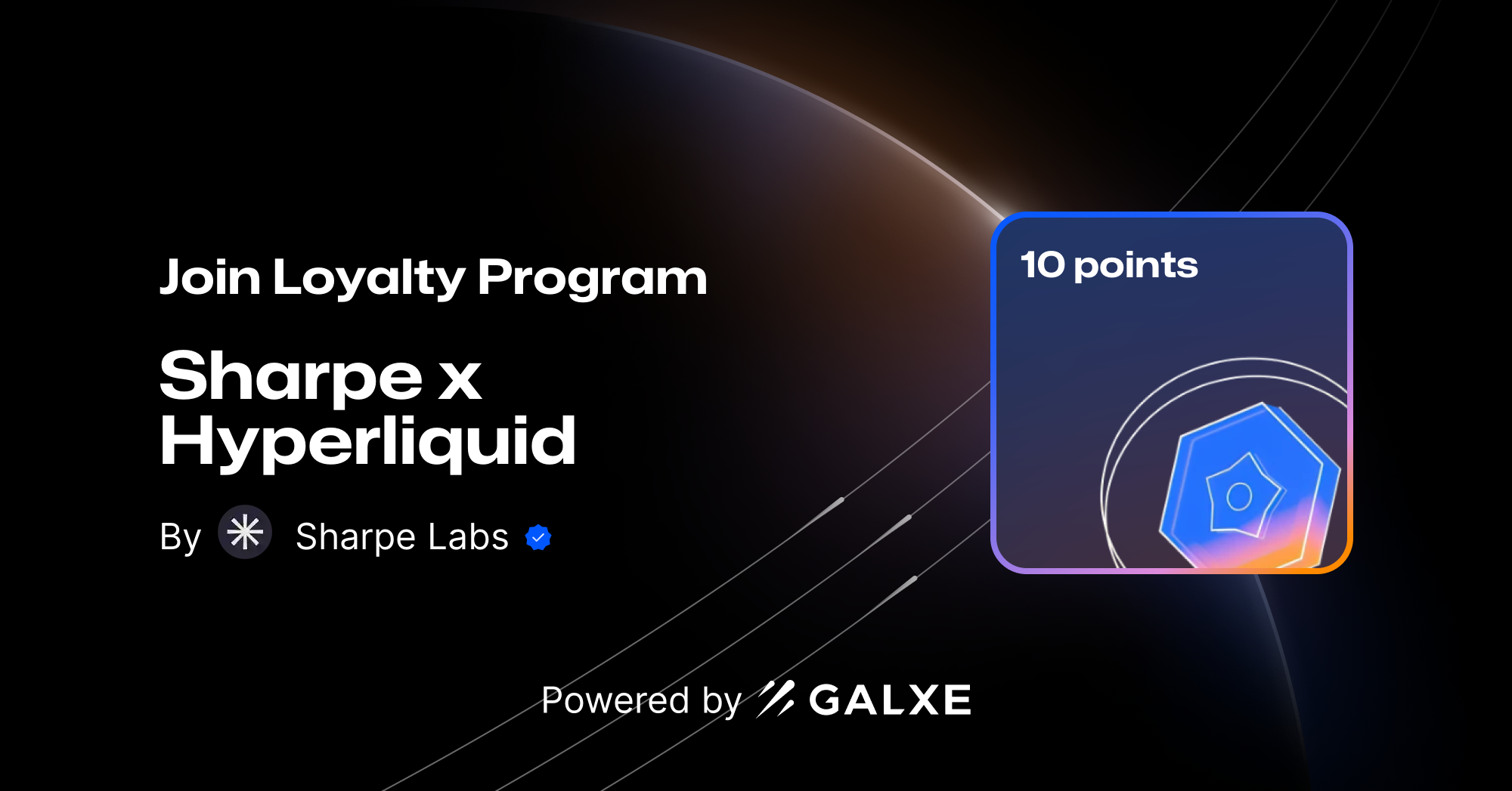Sharpe x Hyperliquid by Sharpe AI | Galxe Quest
