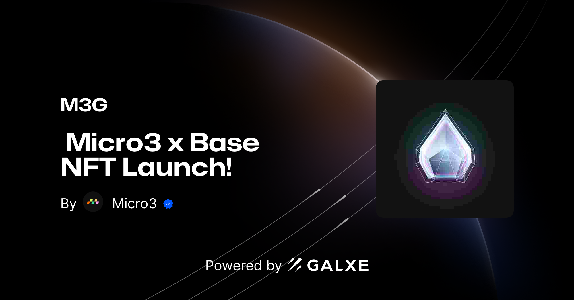 🚀 Micro3 x Base NFT Launch! 🌐 by Micro3 | Galxe Quest
