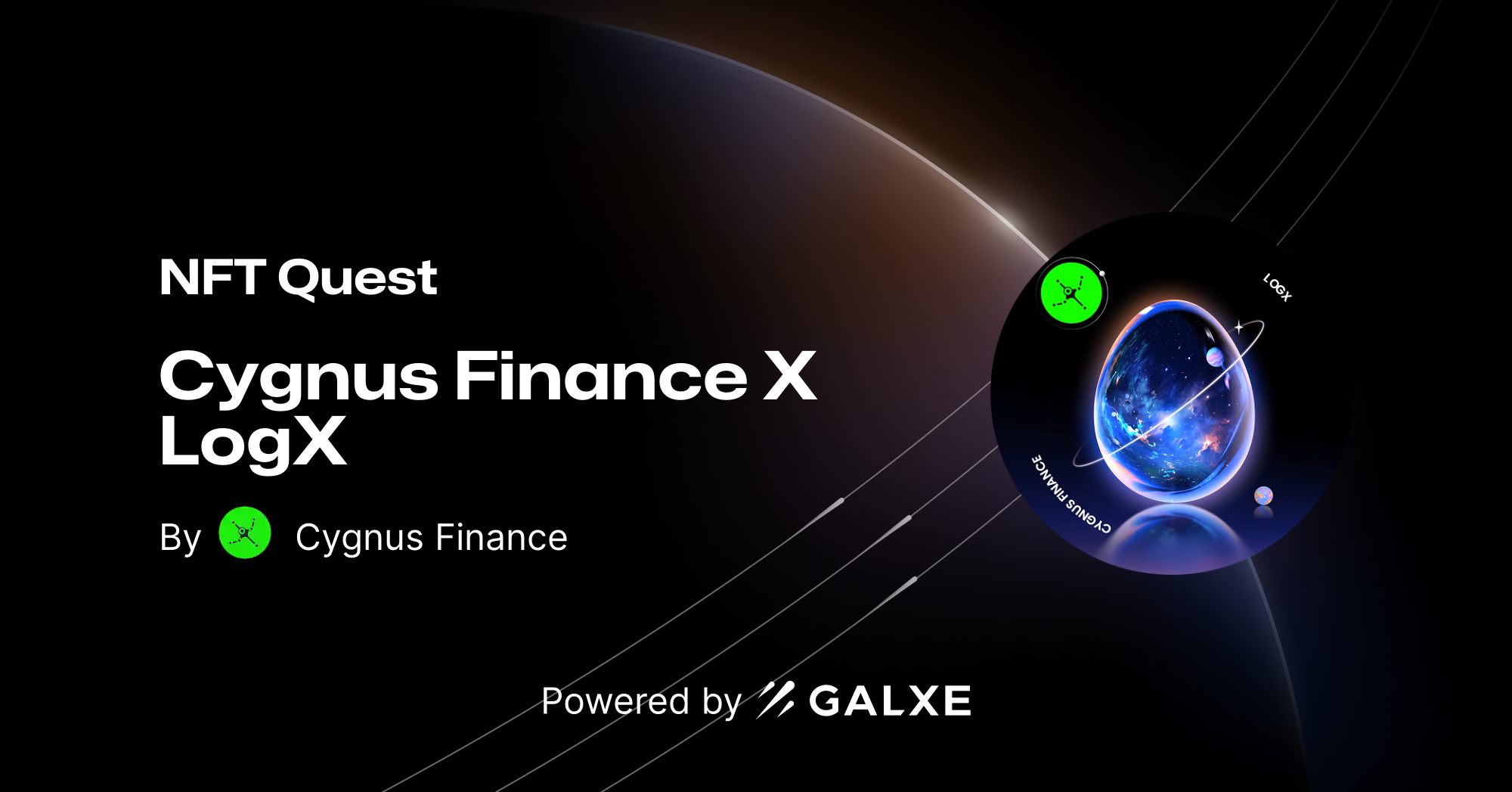 Cygnus Finance X LogX by Cygnus Finance | Galxe Quest