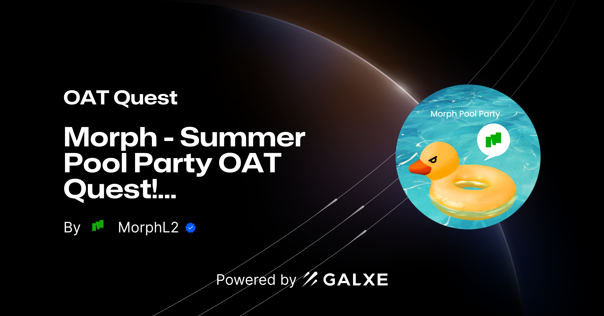 Morph - Summer Pool Party OAT Quest! by MorphL2 | Galxe Quest