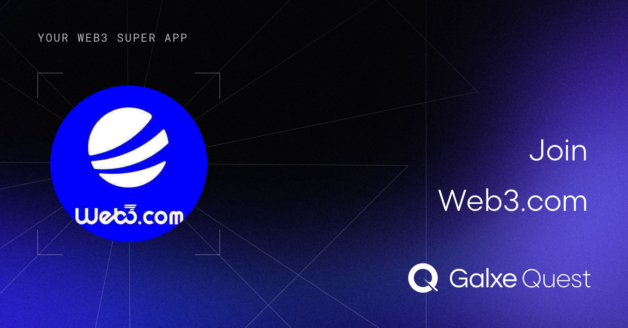 Join Web3.com on Galxe Quest