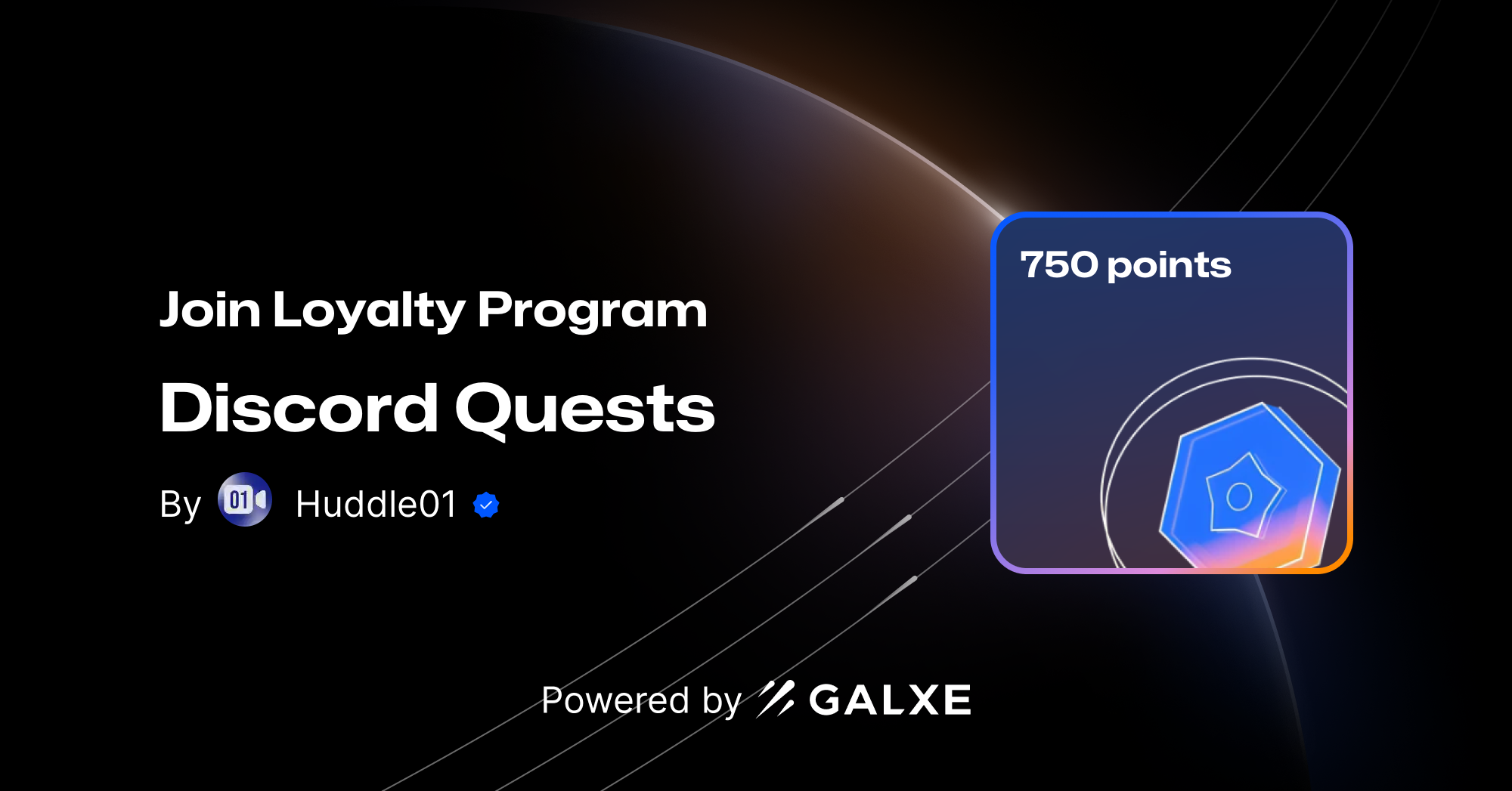 Discord Quests by Huddle01 | Galxe Quest